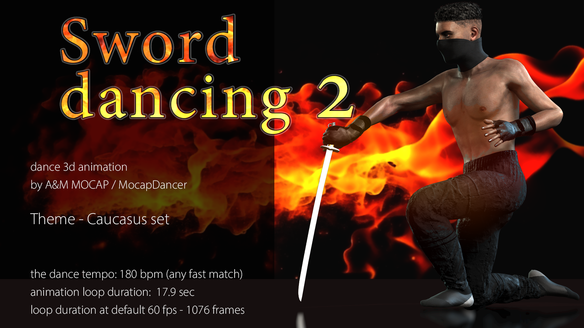 A&M - Sword dancing 2 - dance animation (180bpm) - iClone/Motion ...