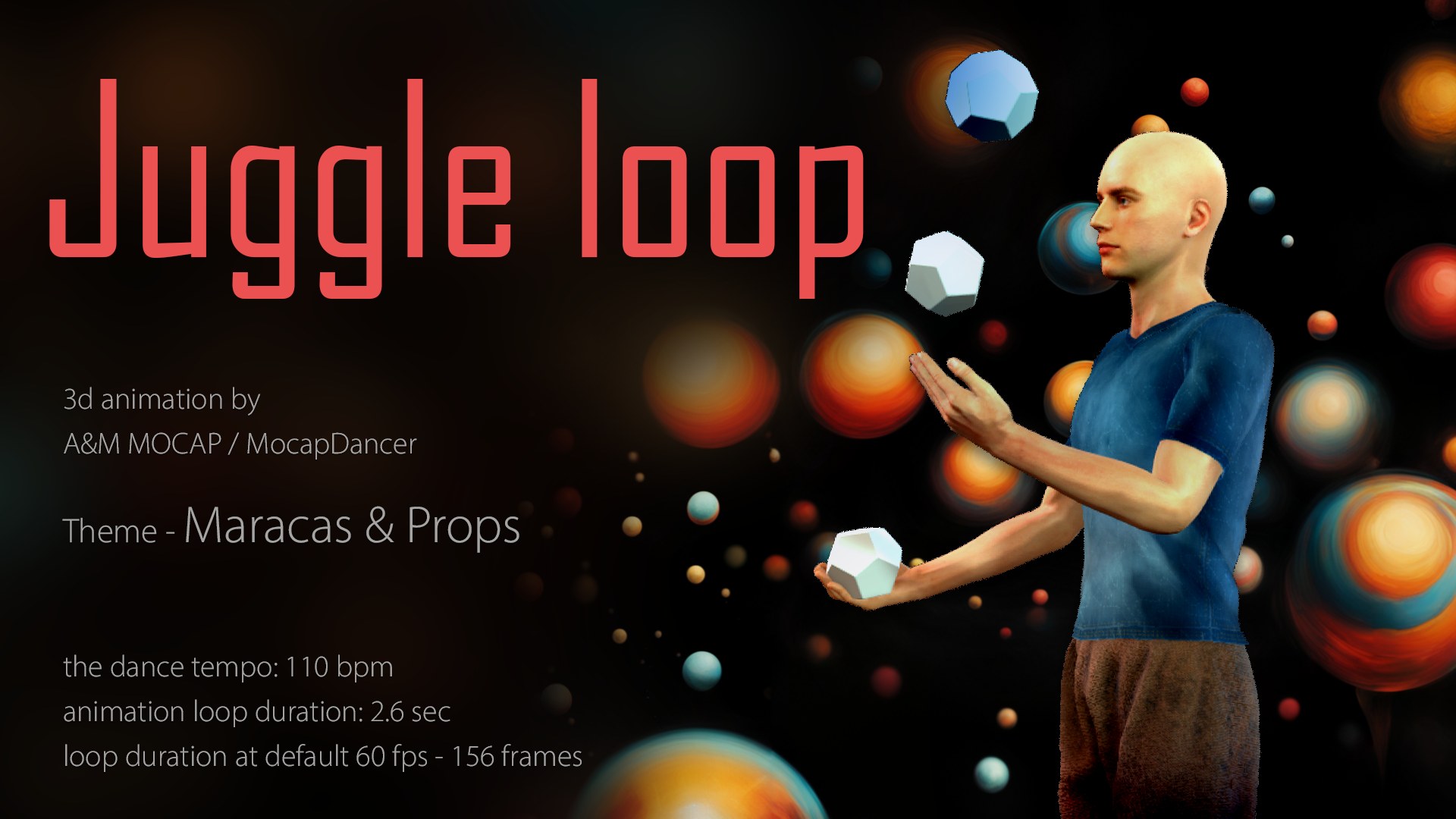 A&M - Juggle Loop - animation (110 bpm) - iClone/Motion - Reallusion ...