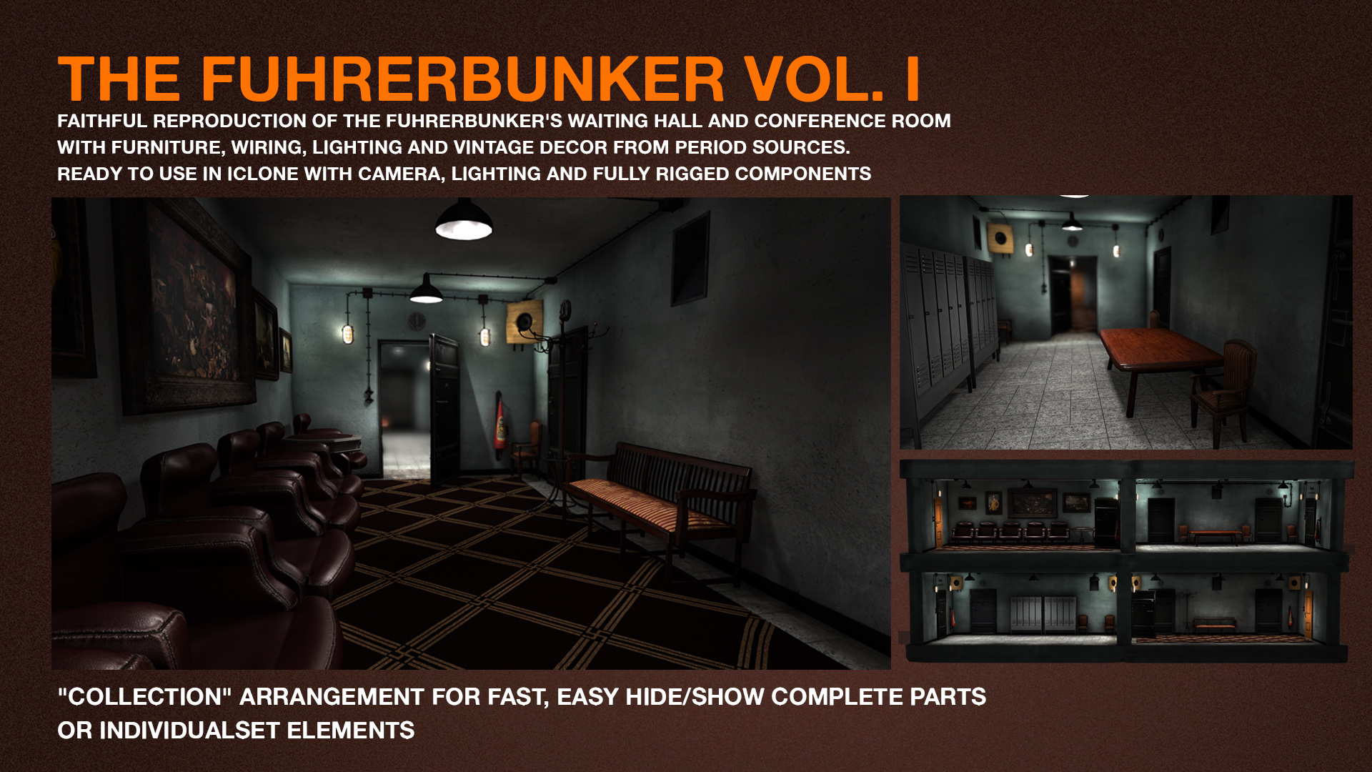 The Bunker Vol.1 - iClone/Scenes & Props - Reallusion Content Store