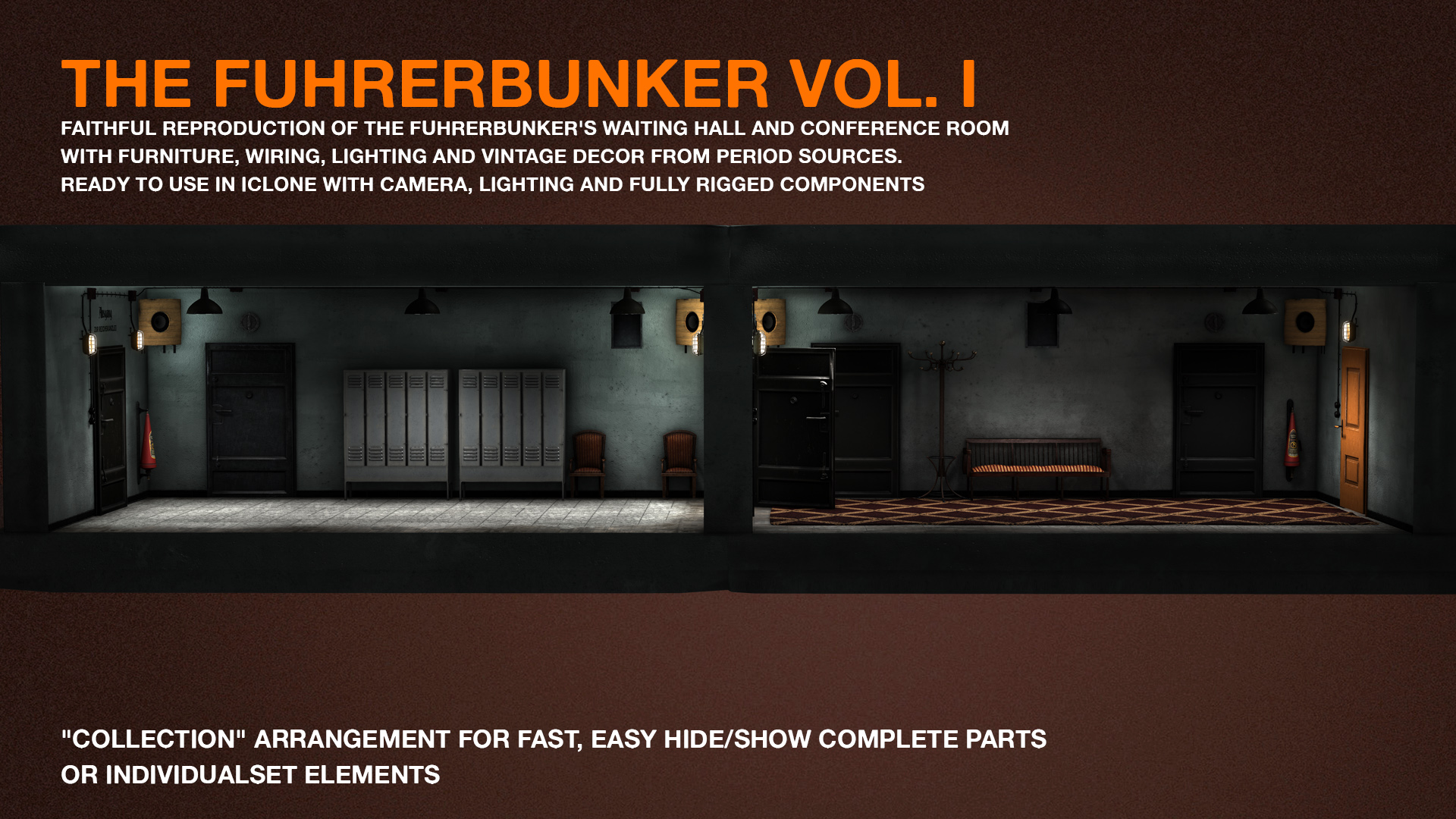 The Bunker Vol.1 - iClone/Scenes & Props - Reallusion Content Store