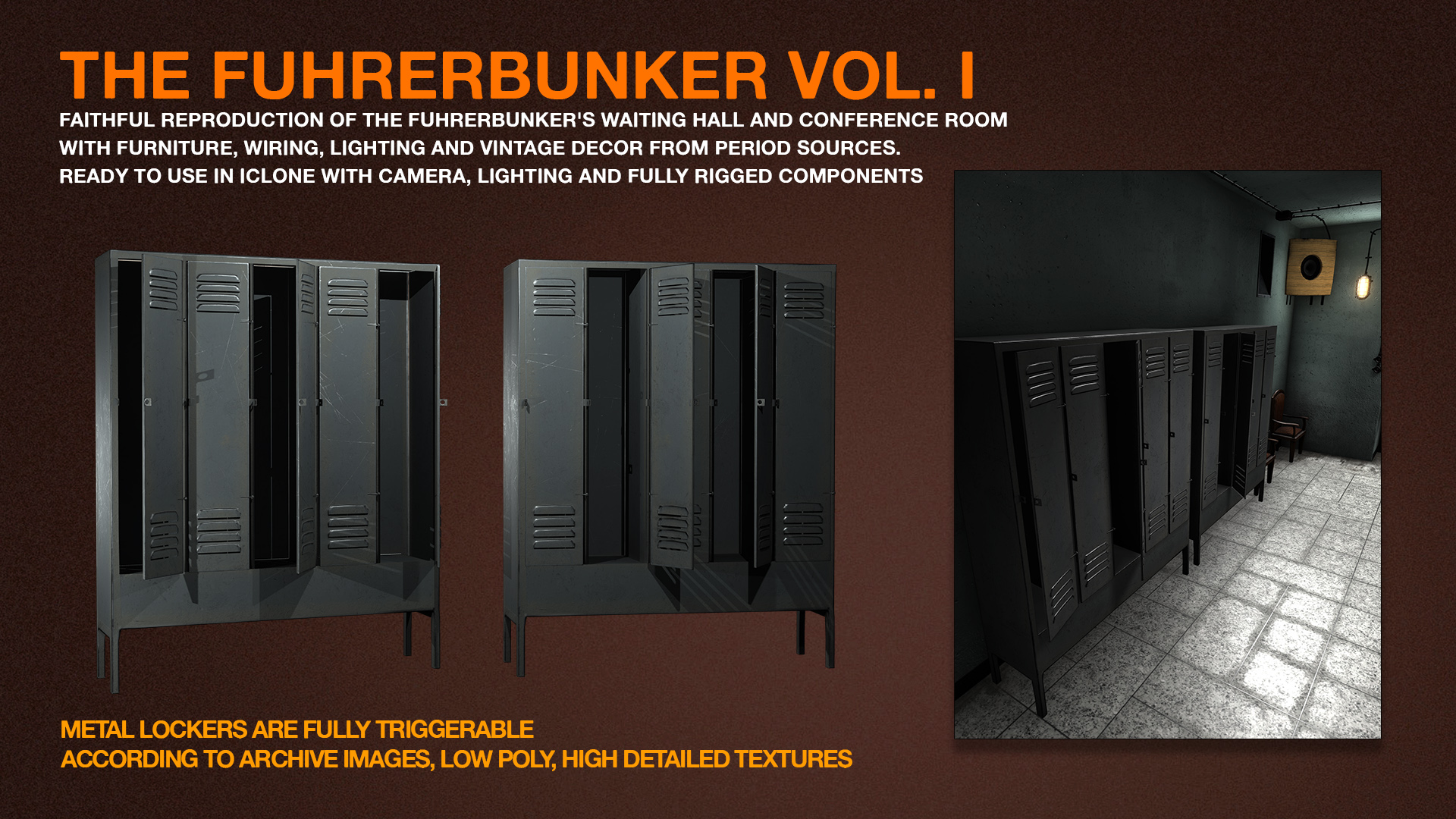 The Bunker Vol.1 - iClone/Scenes & Props - Reallusion Content Store