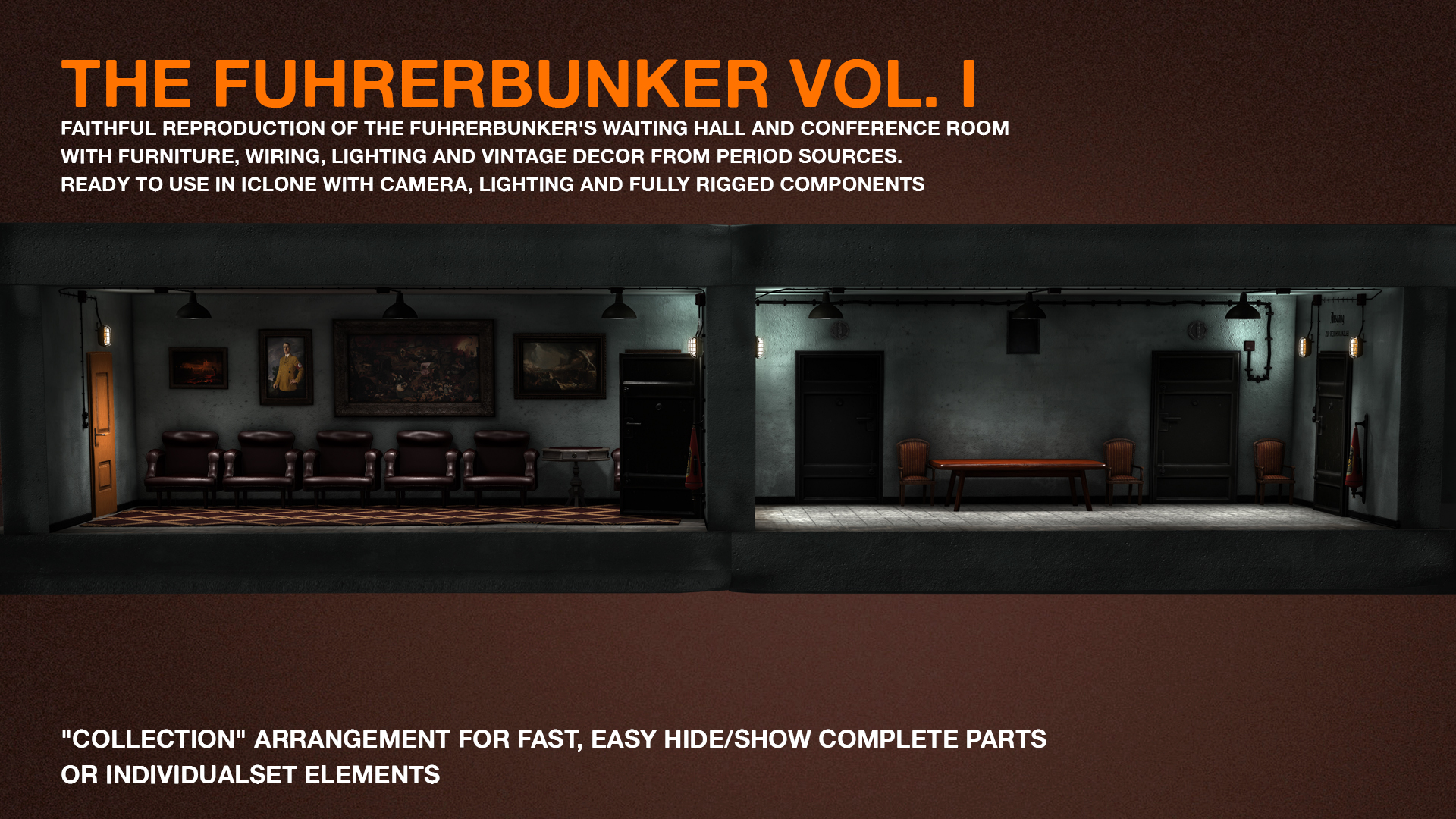 The Bunker Vol.1 - iClone/Scenes & Props - Reallusion Content Store