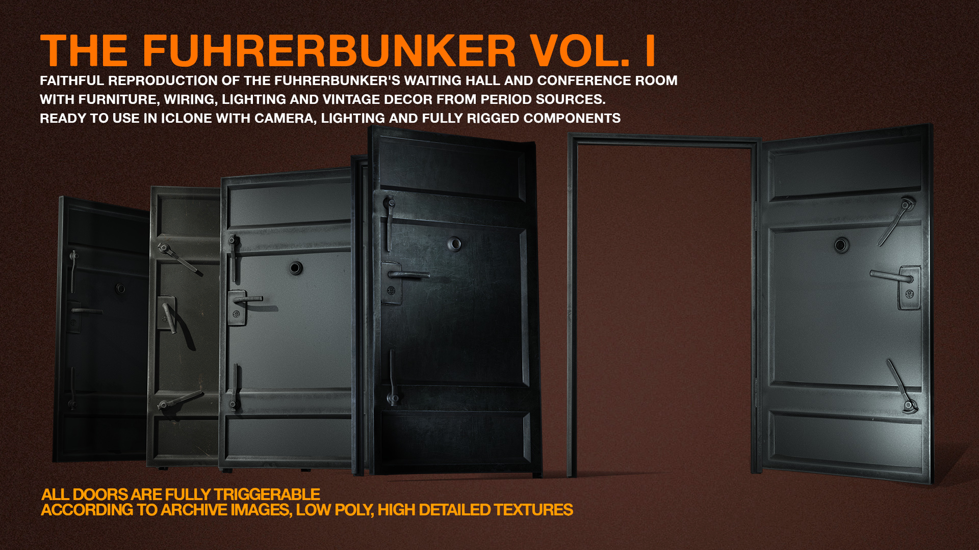 The Bunker Vol.1 - iClone/Scenes & Props - Reallusion Content Store