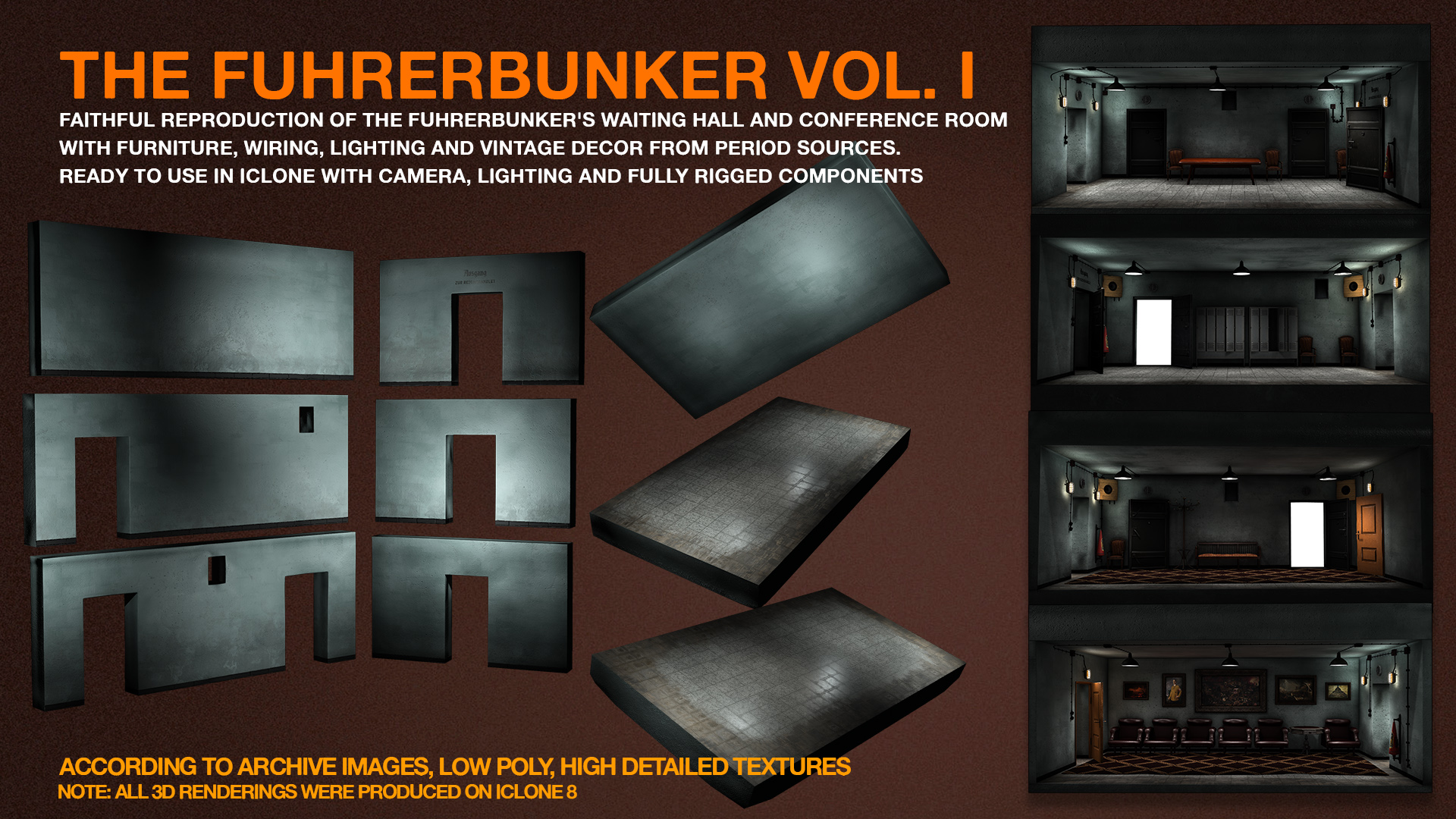 The Bunker Vol.1 - iClone/Scenes & Props - Reallusion Content Store