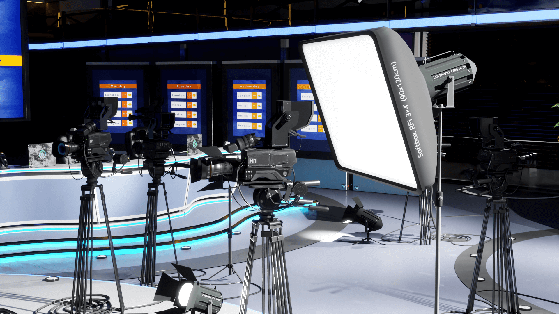 Weather TV Studio 2 - iClone/Scenes & Props - Reallusion Content Store