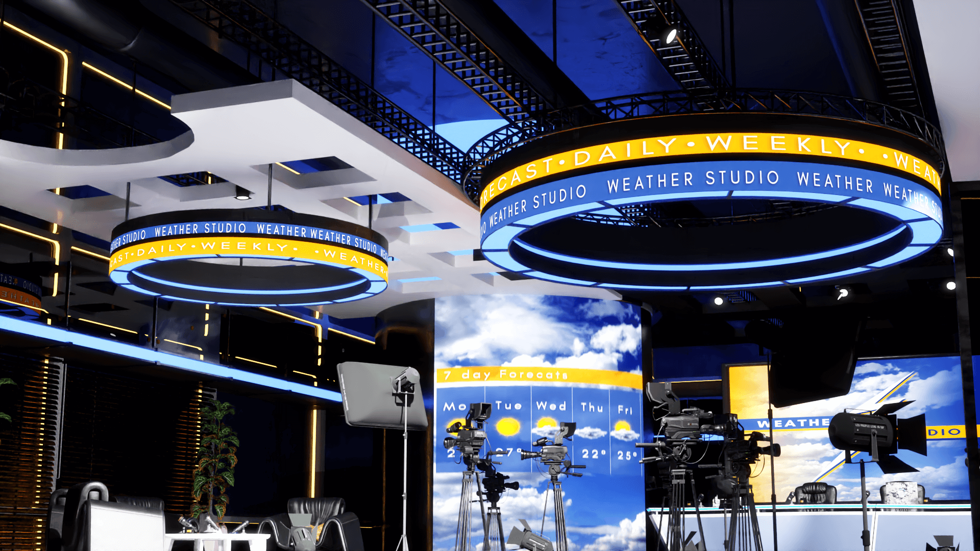 Weather TV Studio 2 - iClone/Scenes & Props - Reallusion Content Store