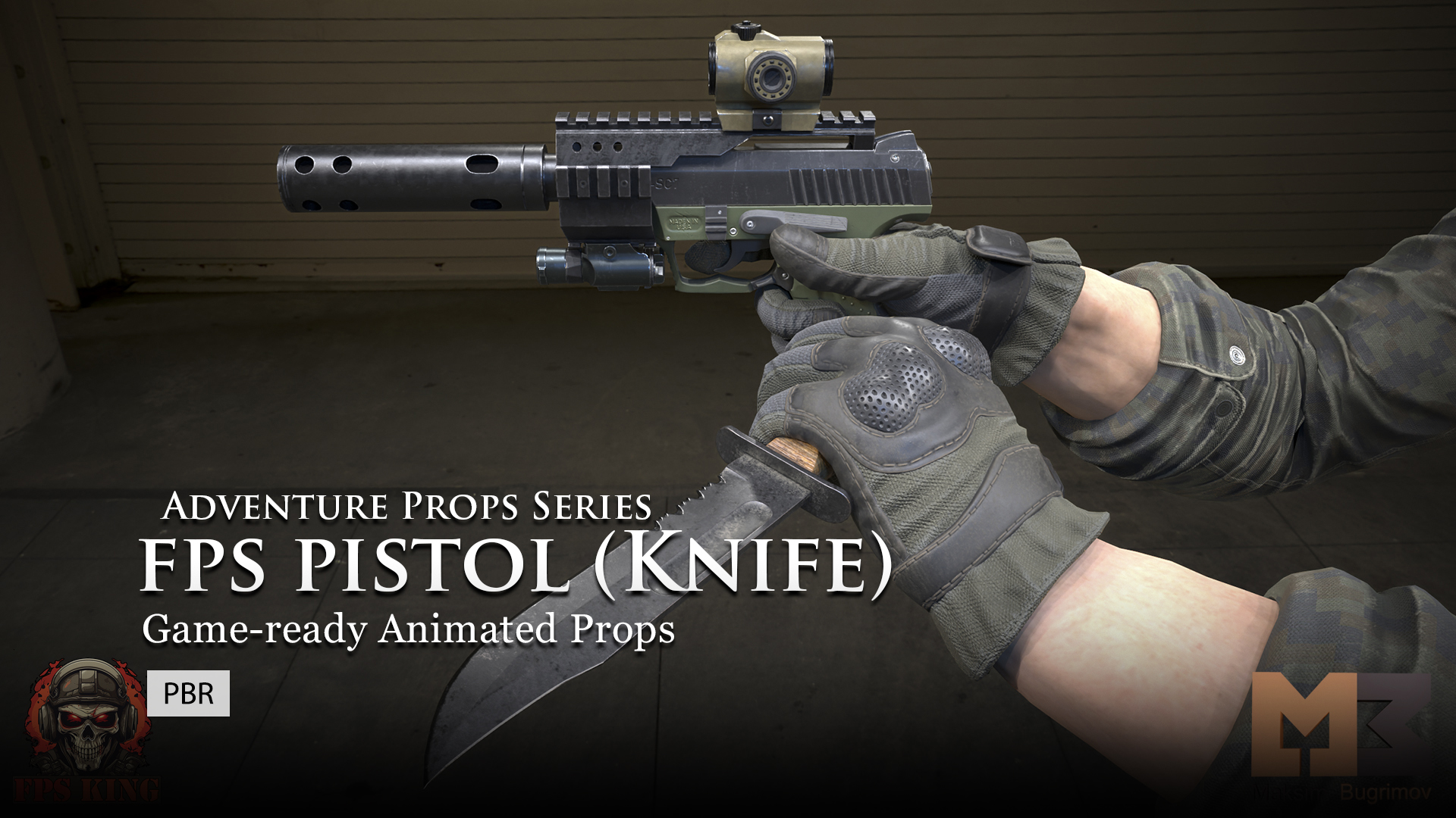 FPS_Pistol_(Knife) - iClone/Scenes & Props - Reallusion Content Store