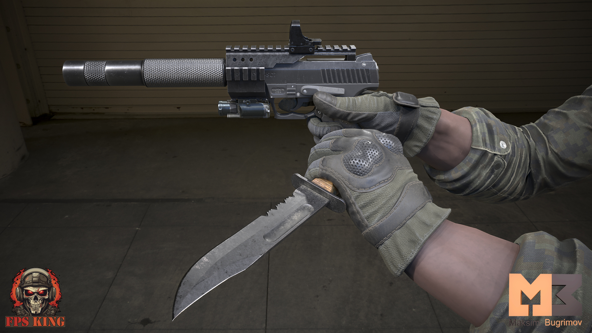 FPS_Pistol_(Knife) - iClone/Scenes & Props - Reallusion Content Store