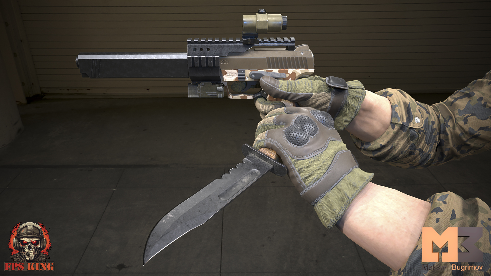 FPS_Pistol_(Knife) - iClone/Scenes & Props - Reallusion Content Store