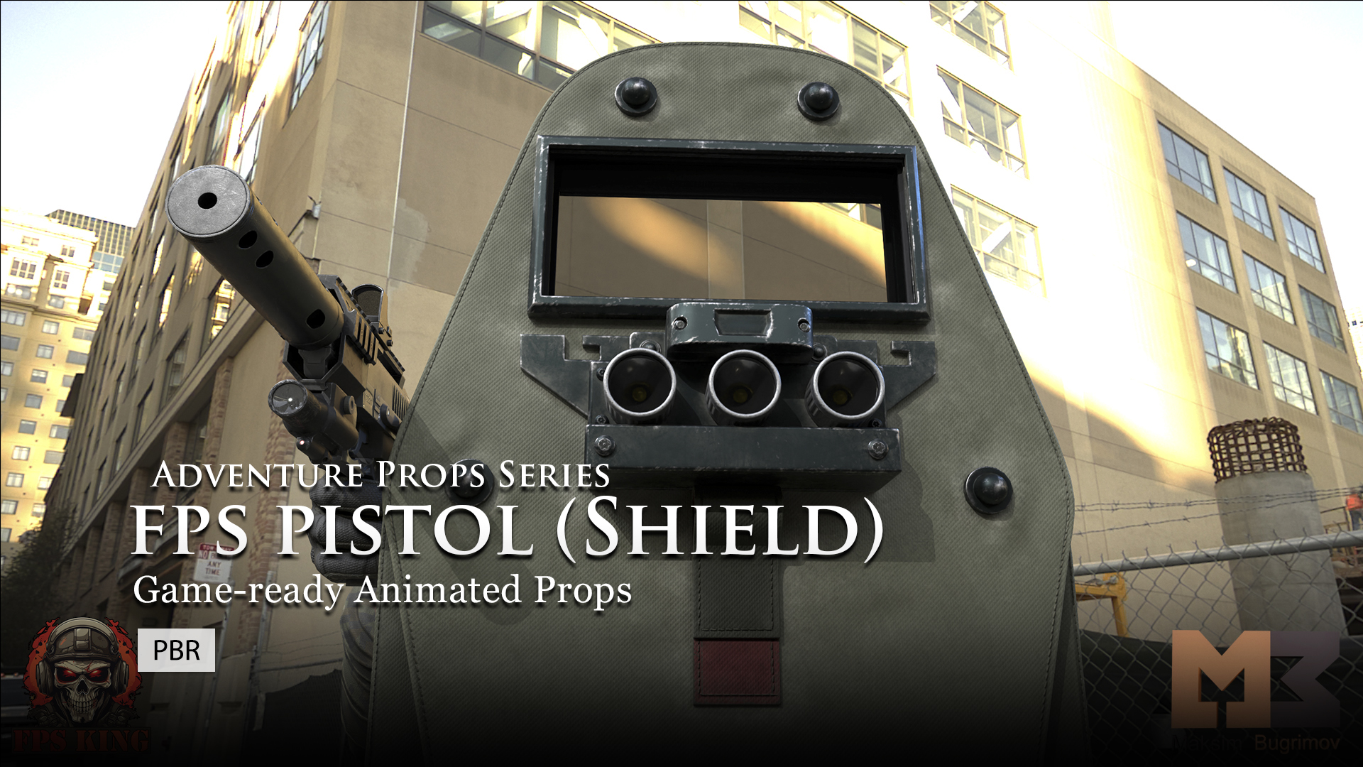 FPS_Pistol_(Shield) - iClone/Scenes & Props - Reallusion Content Store