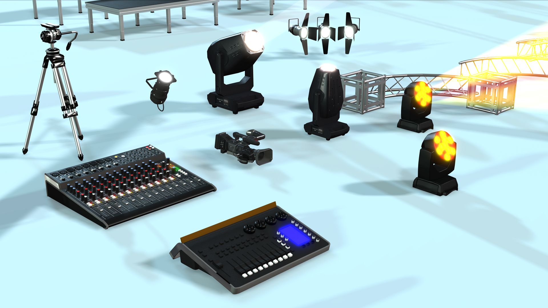 TRUSS COLLECTION - iClone/Scenes & Props - Reallusion Content Store