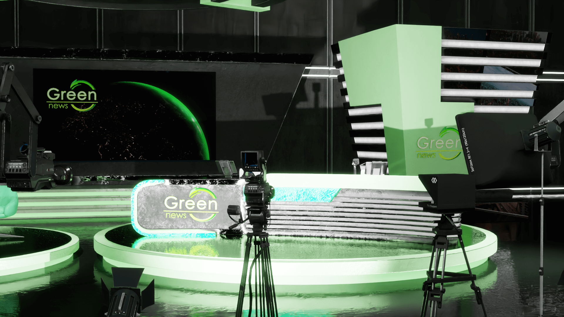 Green Studio - iClone/Scenes & Props - Reallusion Content Store