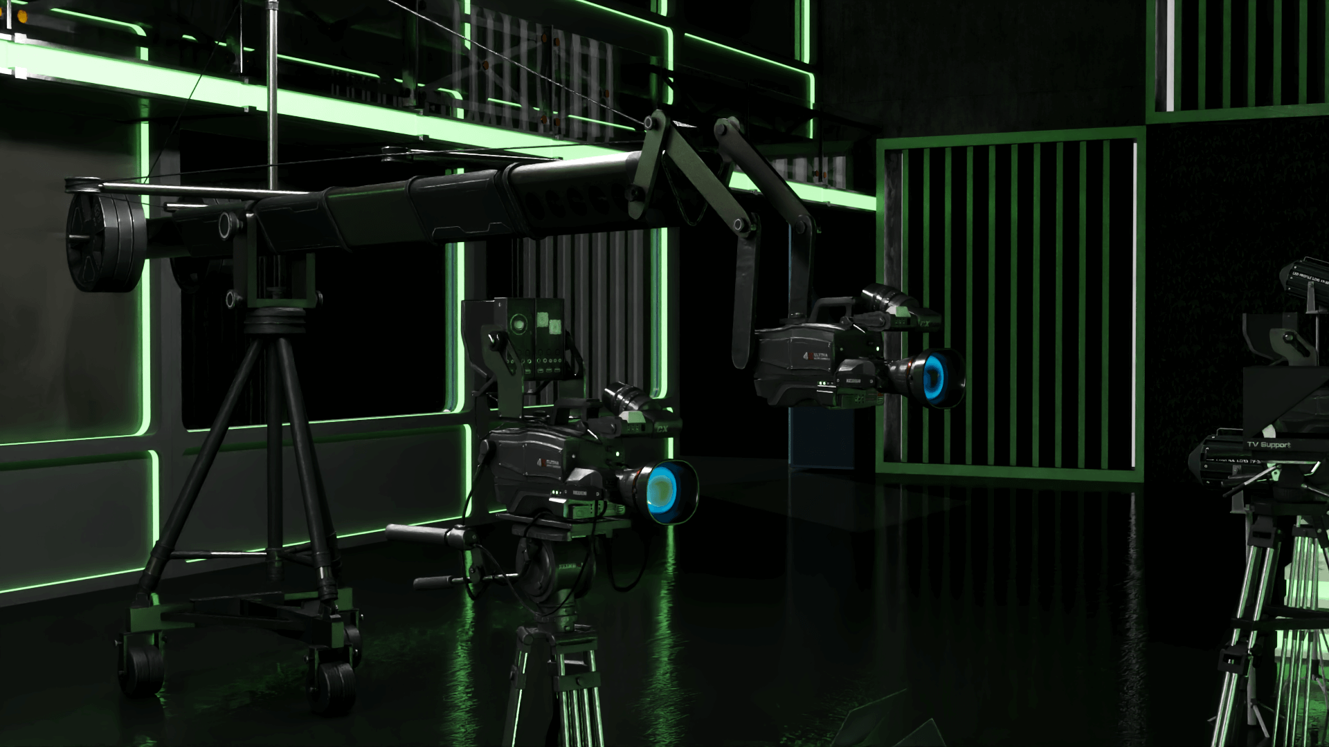 Green Studio - iClone/Scenes & Props - Reallusion Content Store
