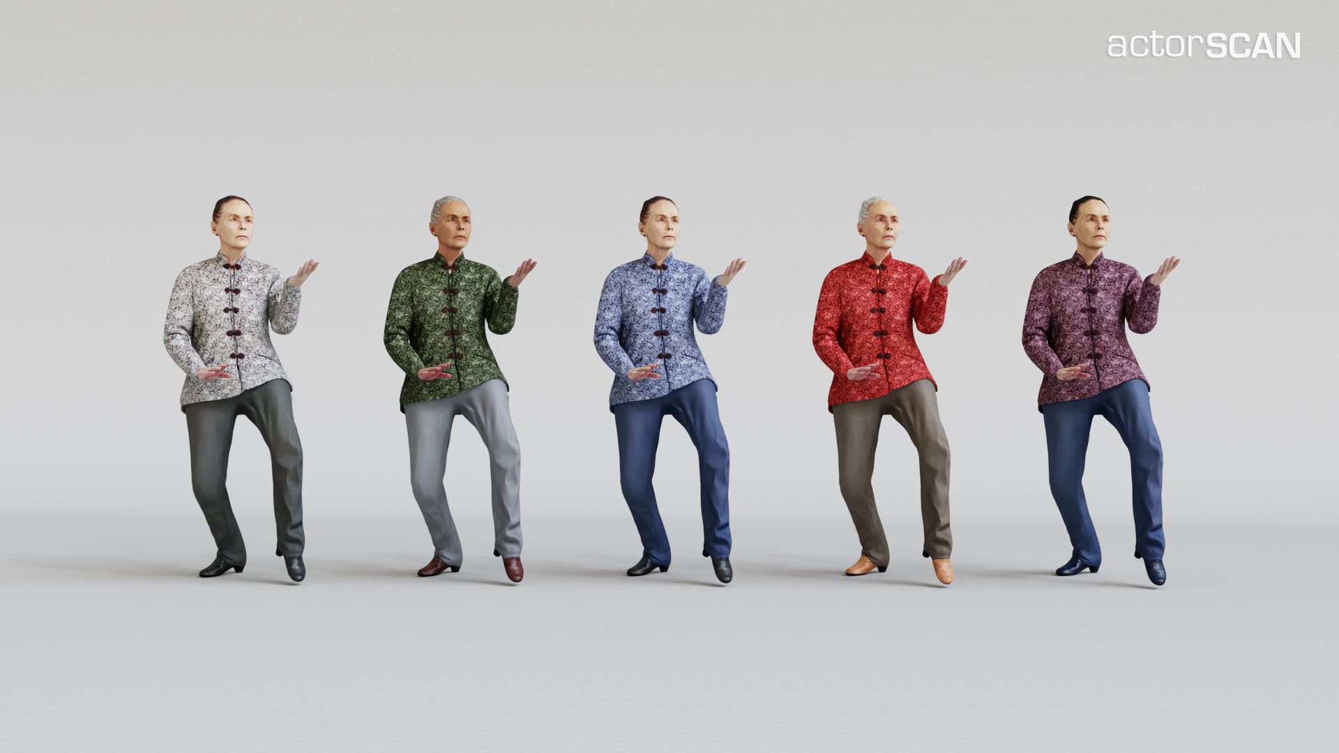 Fall - Crowd Set - Vol.1 - iClone/Actor - Reallusion Content Store