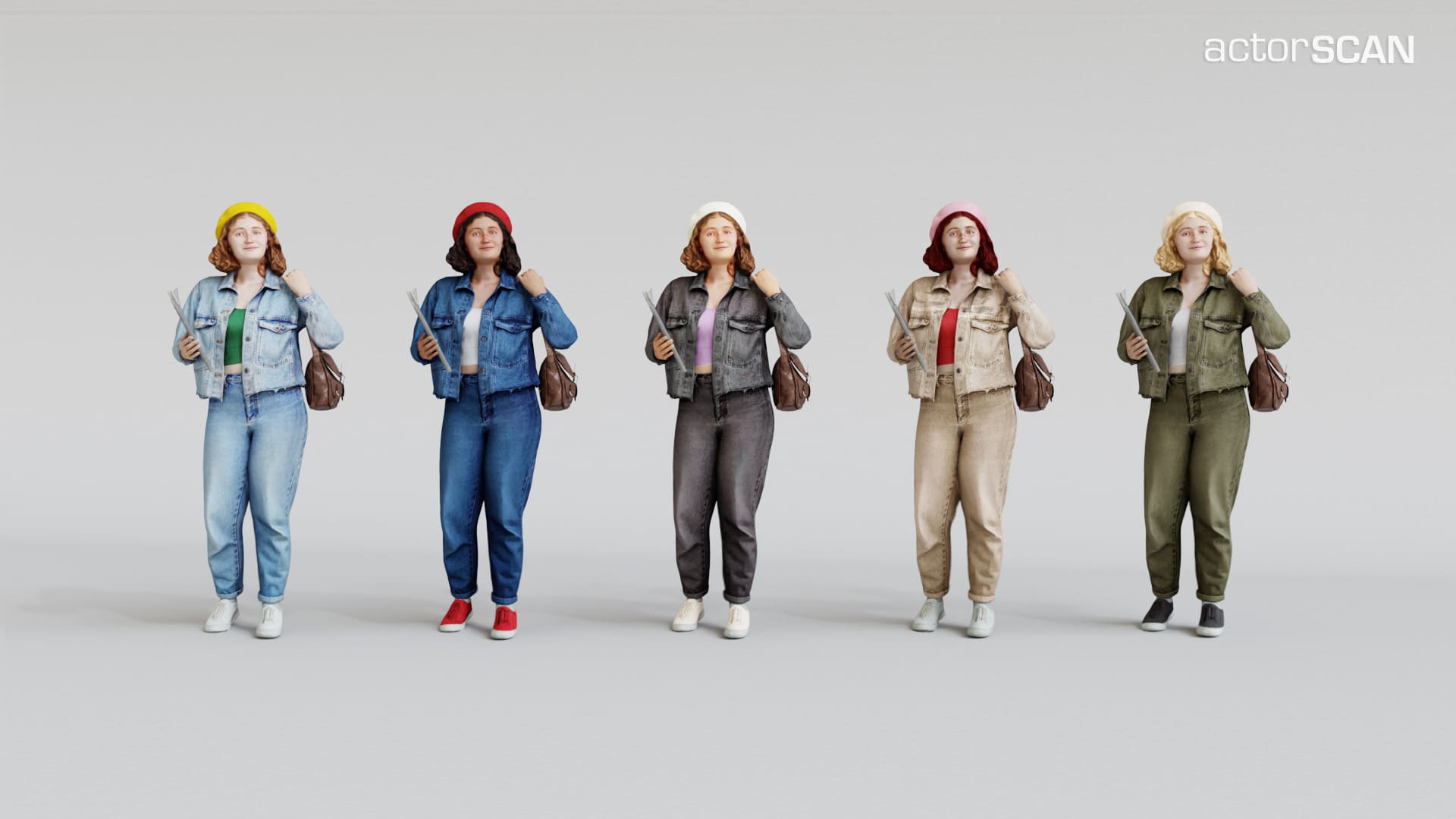 Fall - Crowd Set - Vol.1 - iClone/Actor - Reallusion Content Store