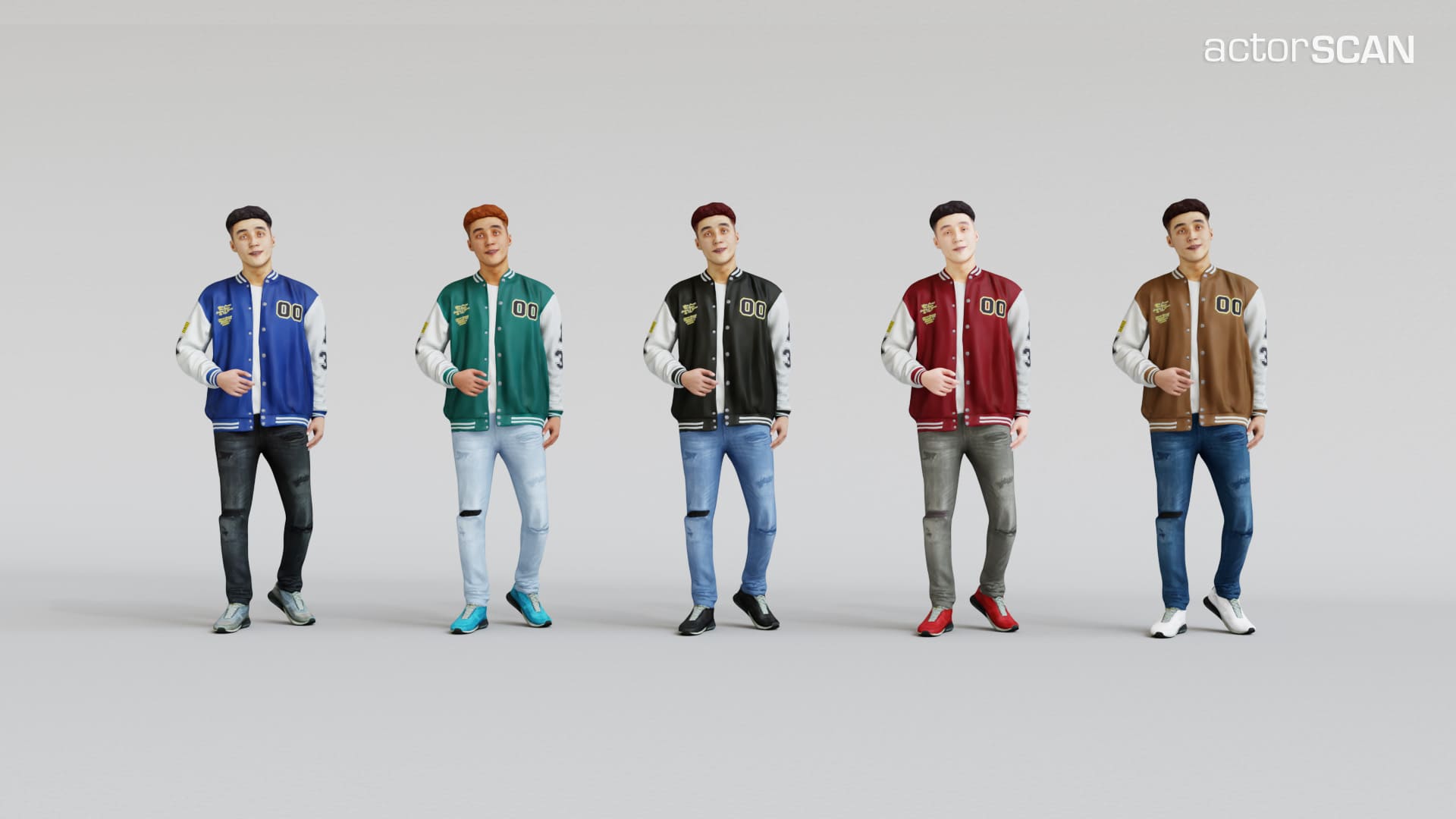 Fall - Crowd Set - Vol.1 - iClone/Actor - Reallusion Content Store