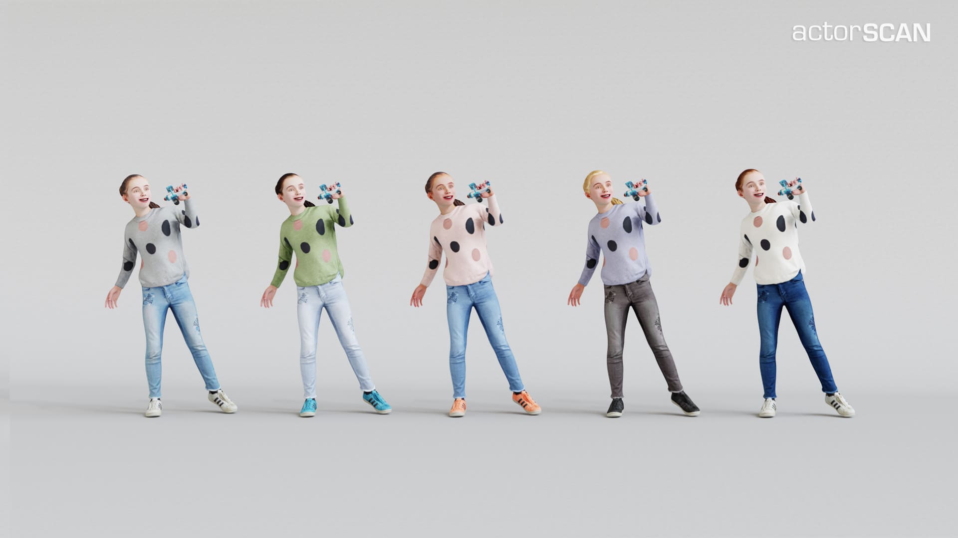 Fall - Crowd Set - Vol.1 - iClone/Actor - Reallusion Content Store