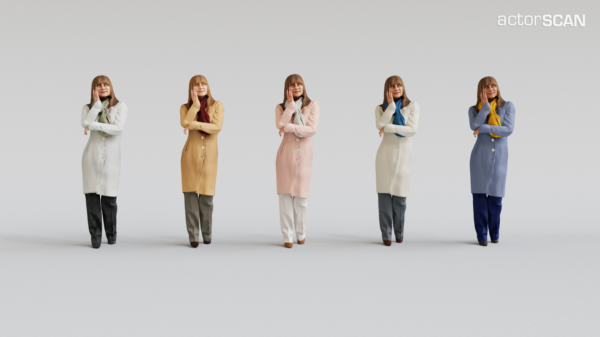 Fall - Crowd Set - Vol.3 - iClone/Actor - Reallusion Content Store