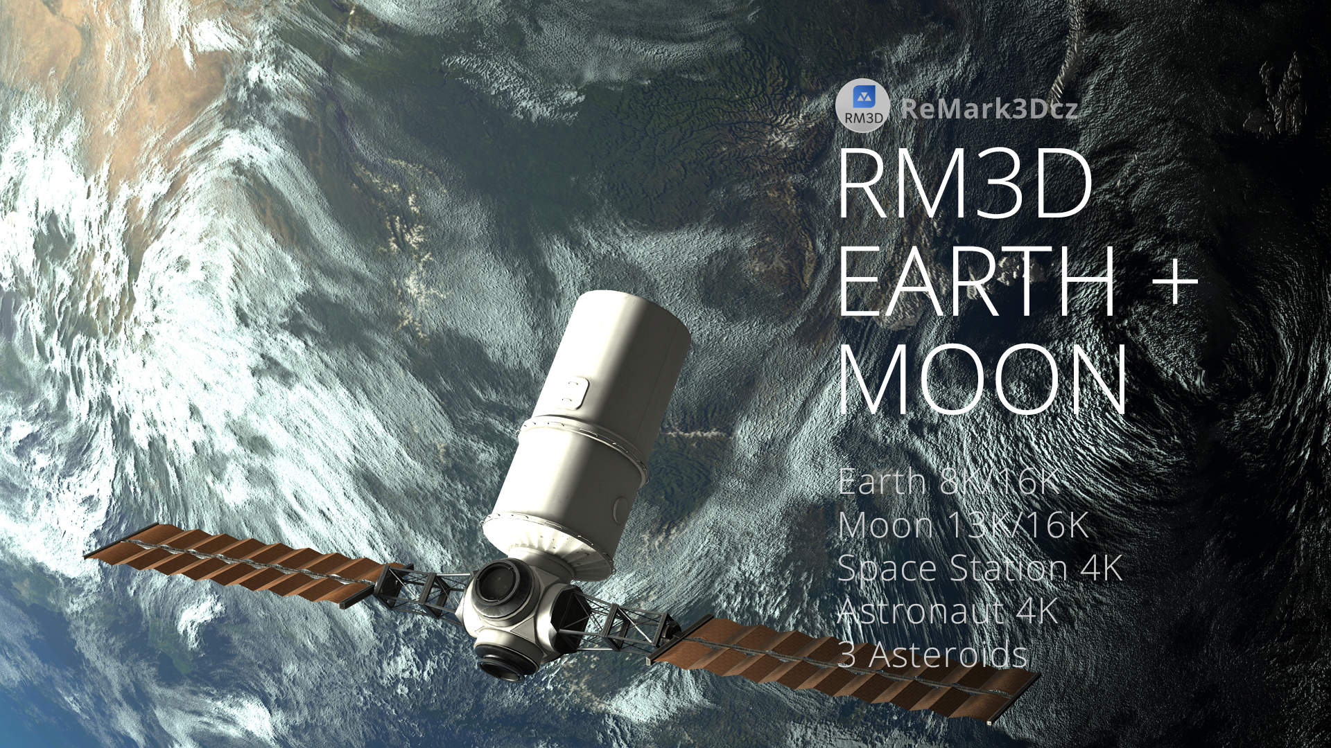 RM3D Space Kit - Earth with Moon - iClone/Actor - Reallusion Content Store