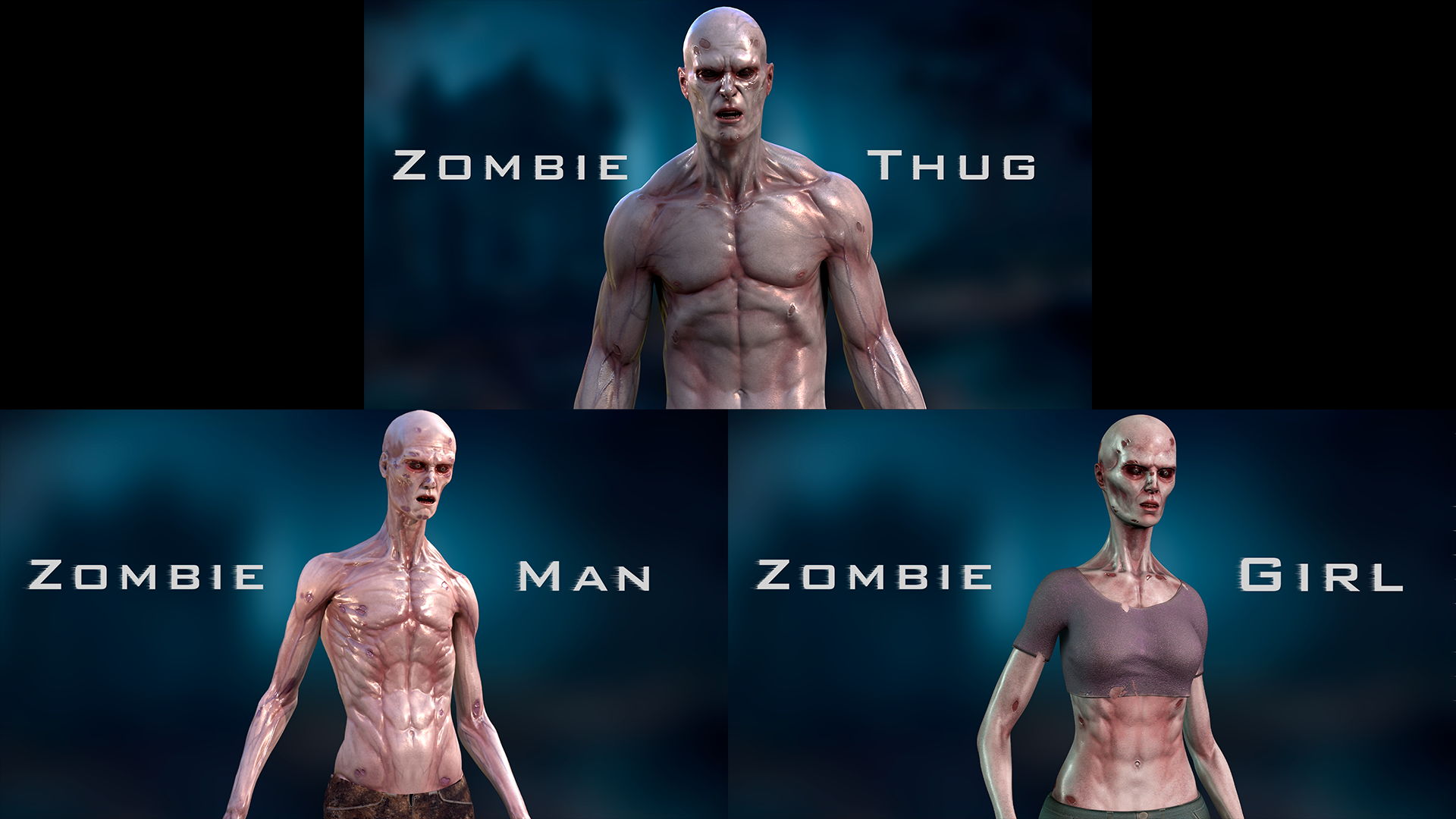 Zombies Collection - iClone/Actor - Reallusion Content Store