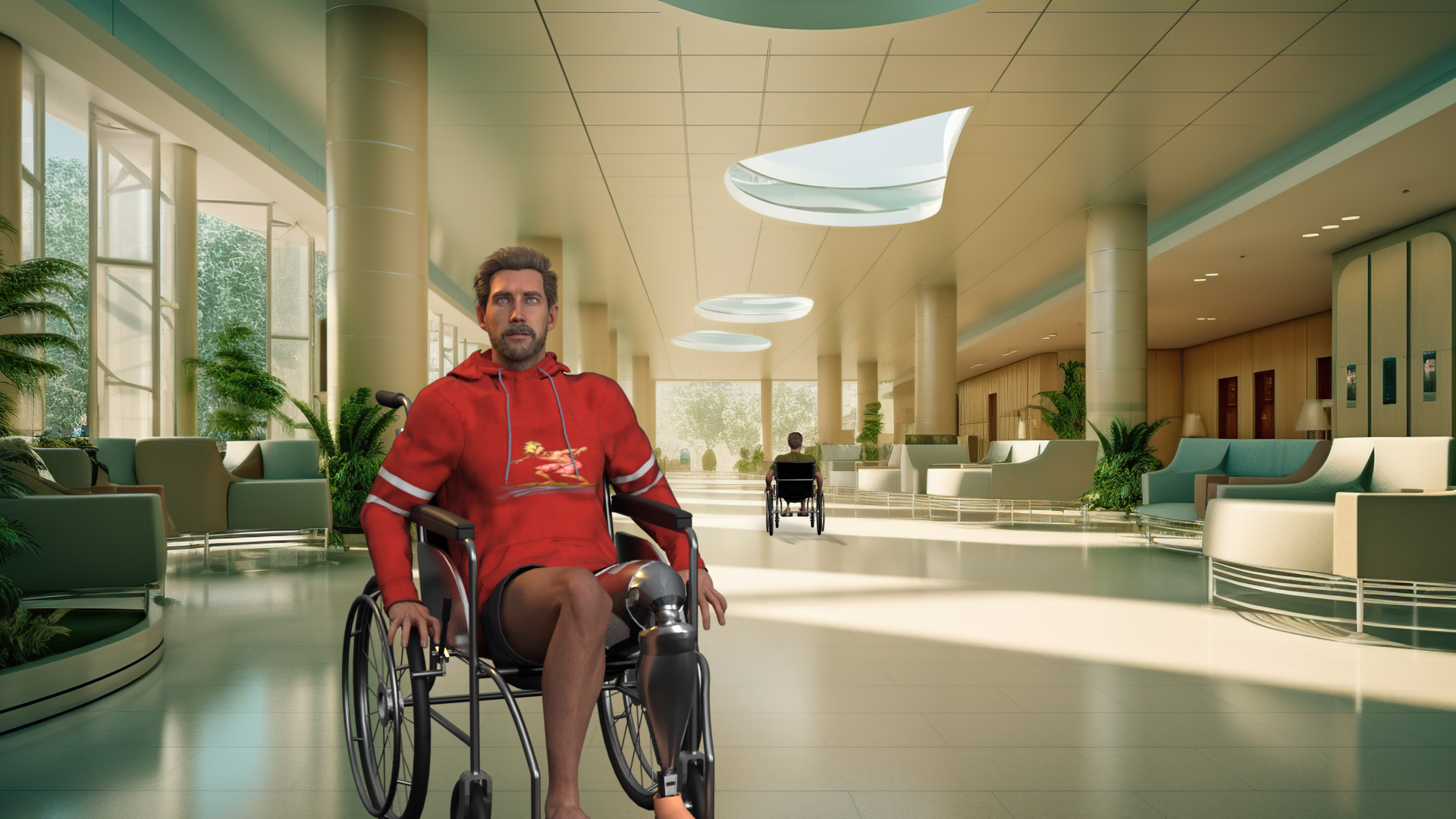 Animated Wheelchair - iClone/Motion - Reallusion Content Store