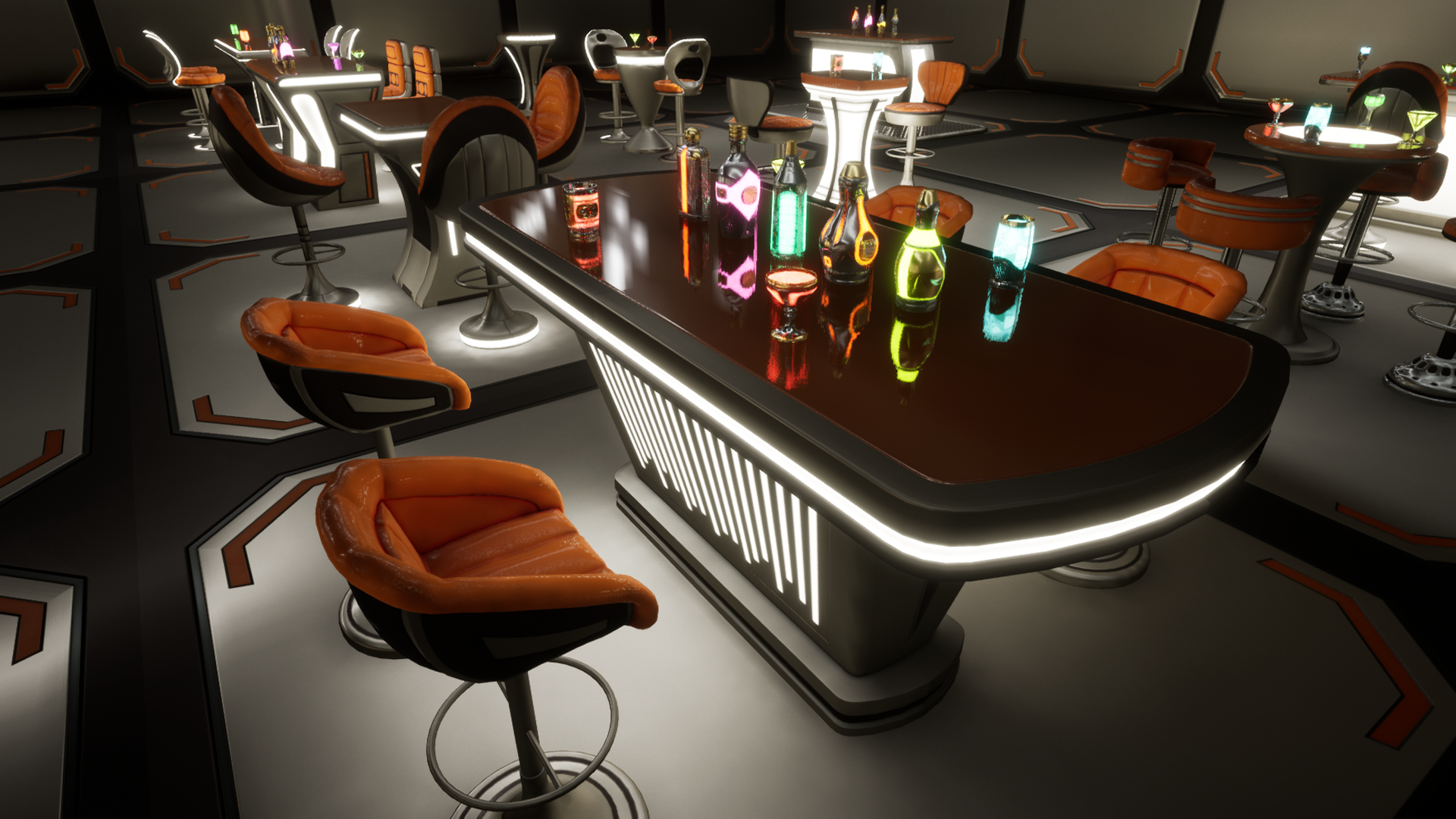 SciFi Bar Props - iClone/Scenes & Props - Reallusion Content Store