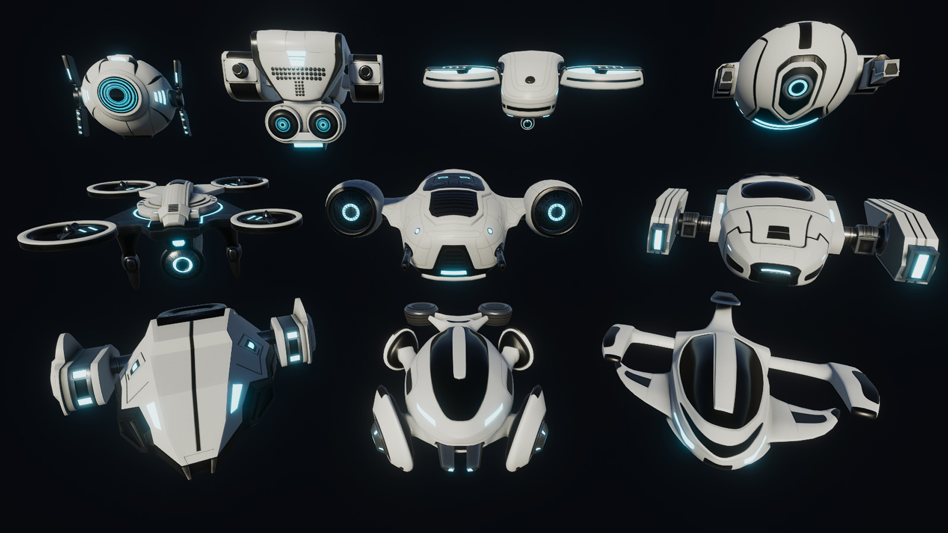 SciFi Battle Drones - iClone/Scenes & Props - Reallusion Content Store