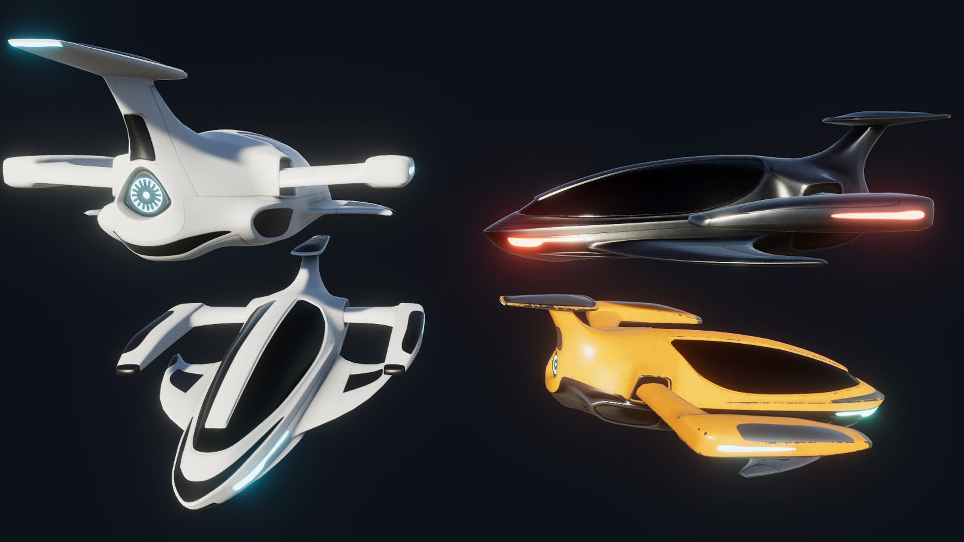 SciFi Battle Drones - iClone/Scenes & Props - Reallusion Content Store