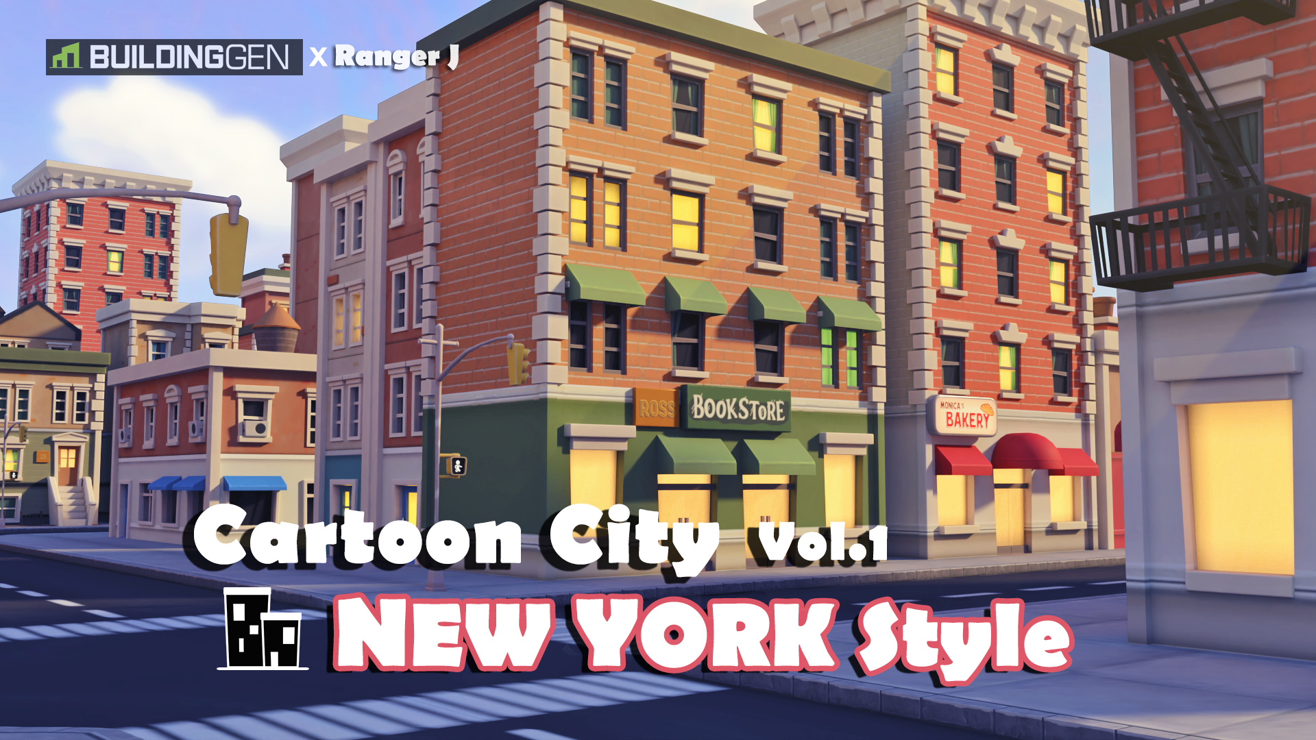 Cartoon Buildings