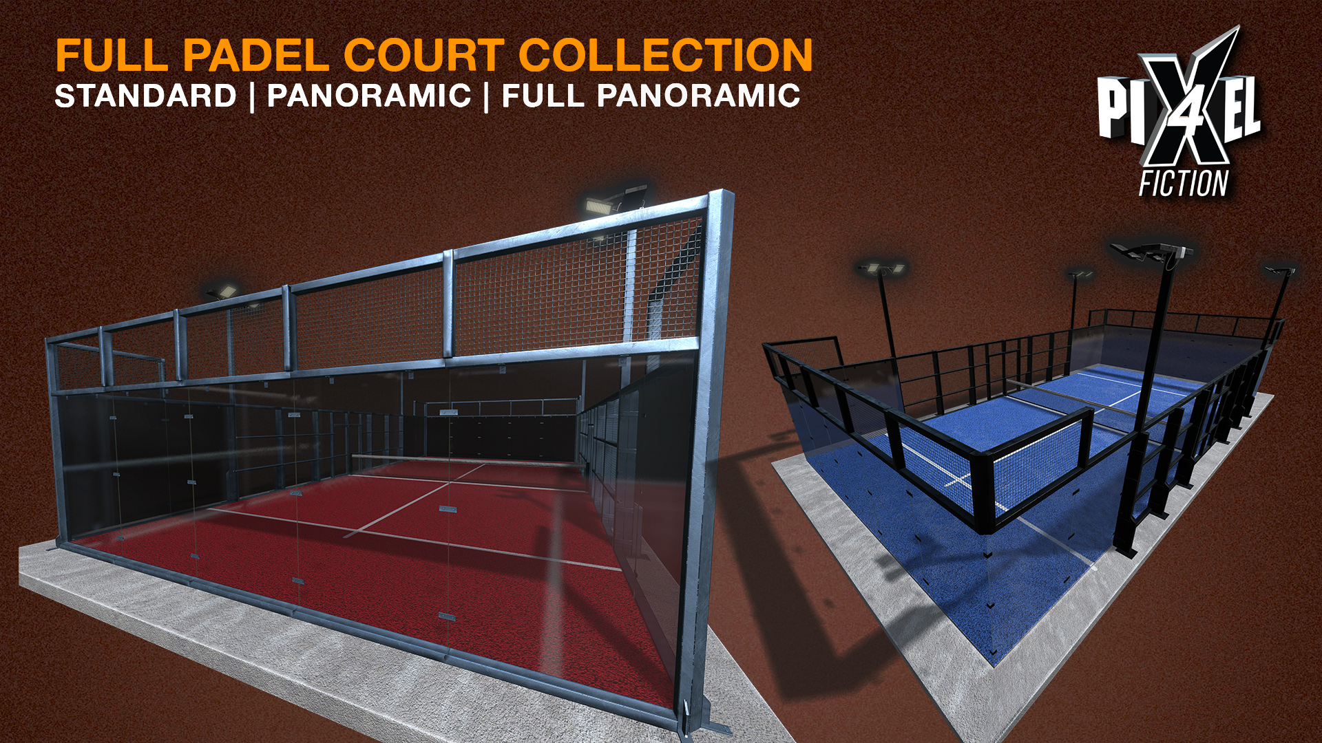 Padel Court Collection - iClone/Scenes & Props - Reallusion Content Store