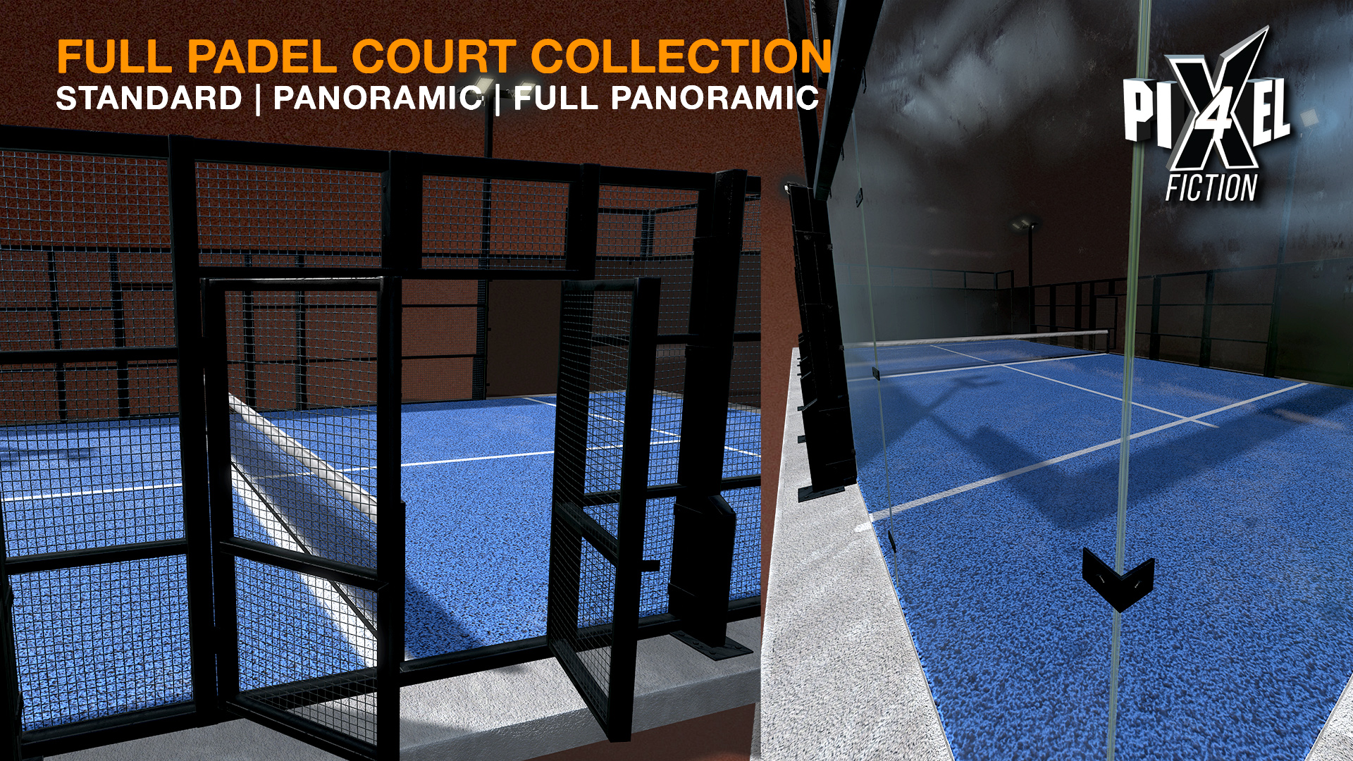 Padel Court Collection - iClone/Scenes & Props - Reallusion Content Store