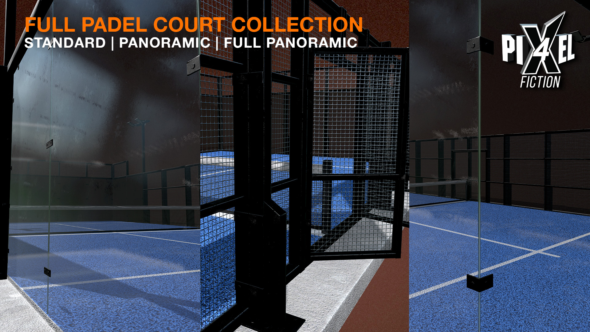 Padel Court Collection - iClone/Scenes & Props - Reallusion Content Store