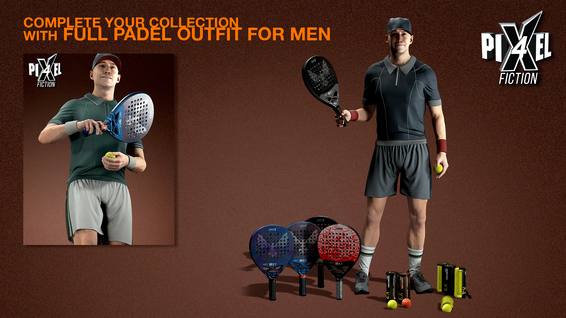 Padel Court Collection - iClone/Scenes & Props - Reallusion Content Store