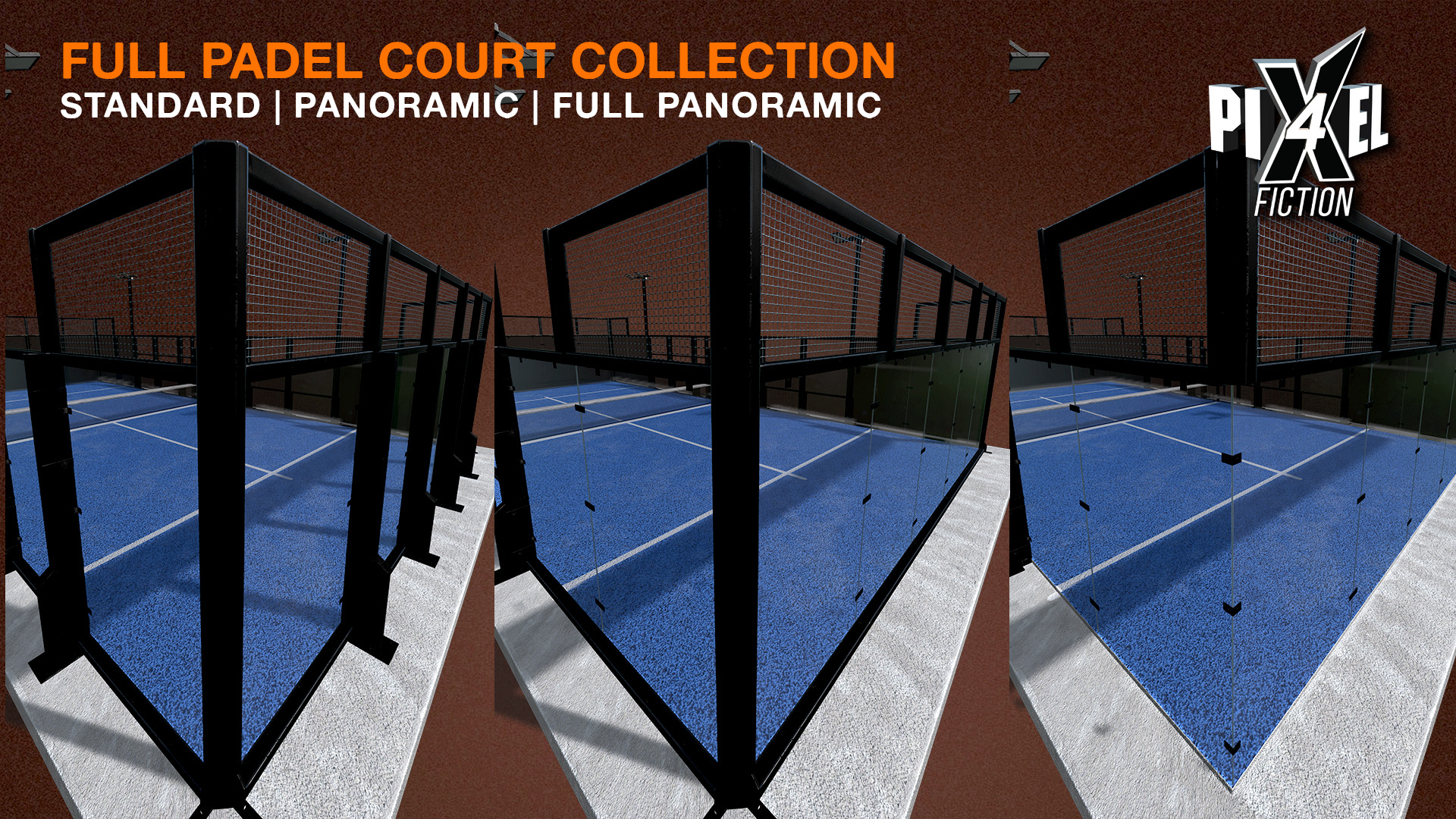 Padel Court Collection - iClone/Scenes & Props - Reallusion Content Store