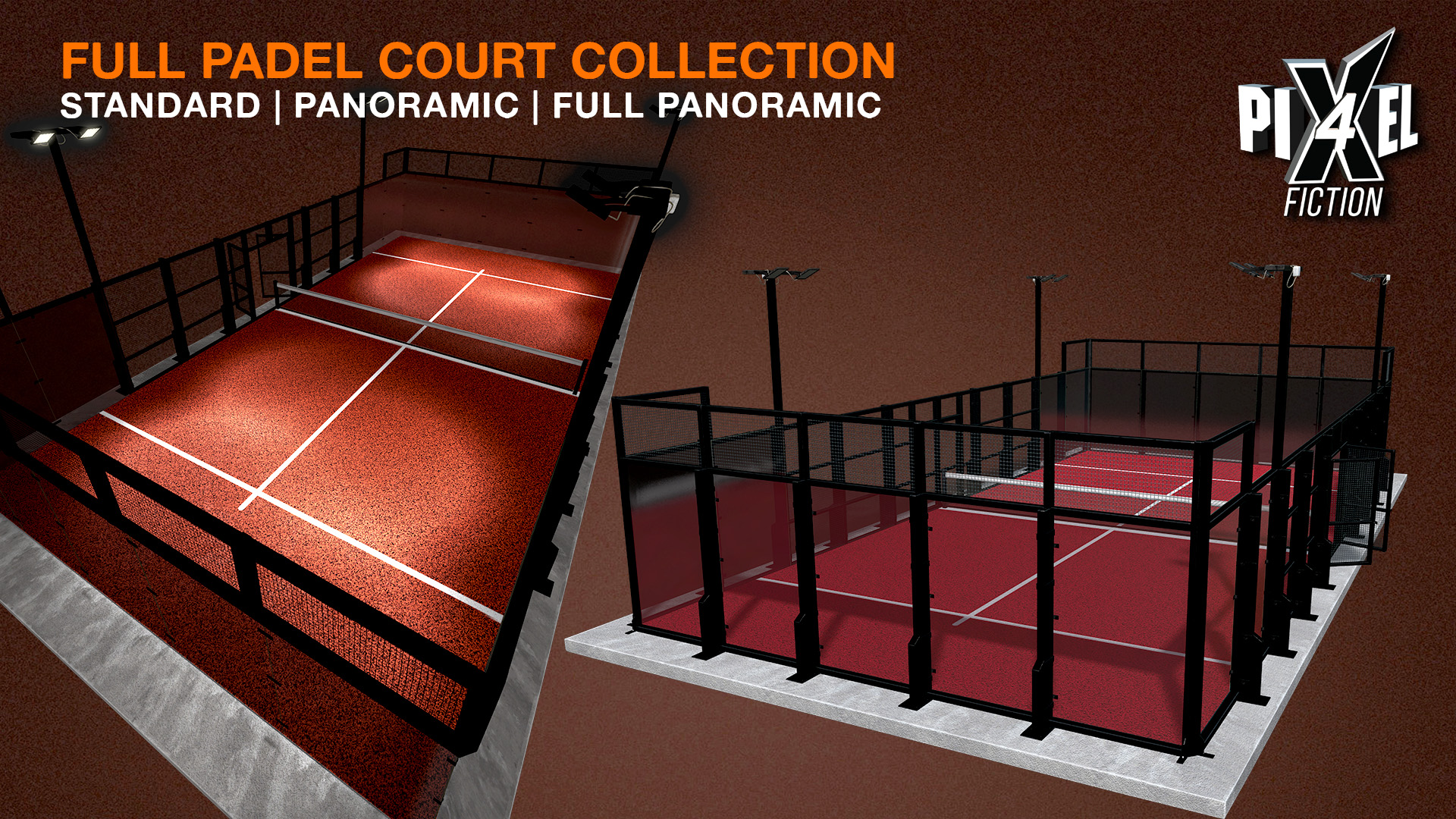 Padel Court Collection - iClone/Scenes & Props - Reallusion Content Store