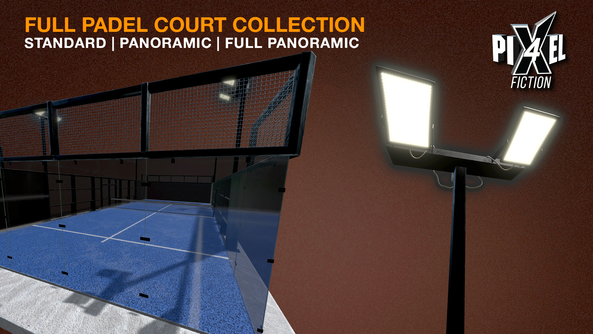 Padel Court Collection - iClone/Scenes & Props - Reallusion Content Store