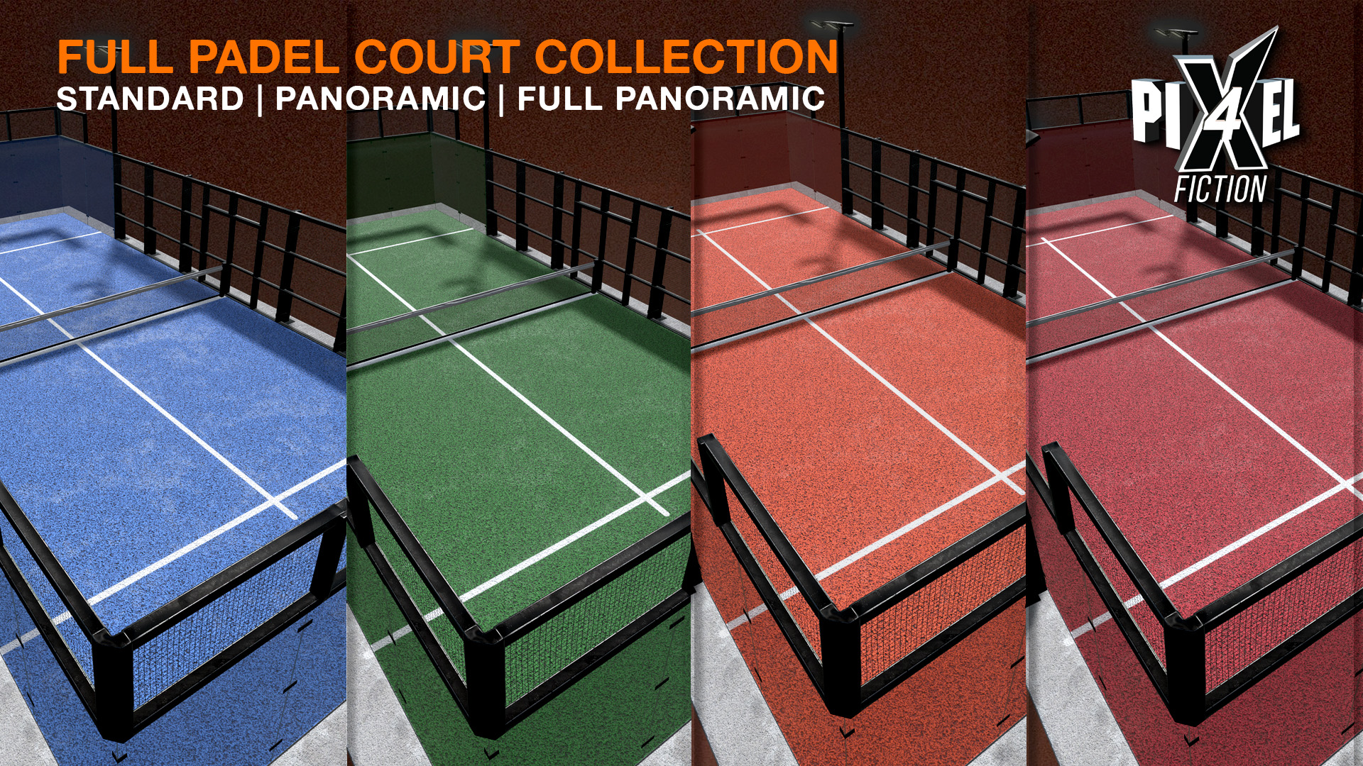 Padel Court Collection - iClone/Scenes & Props - Reallusion Content Store