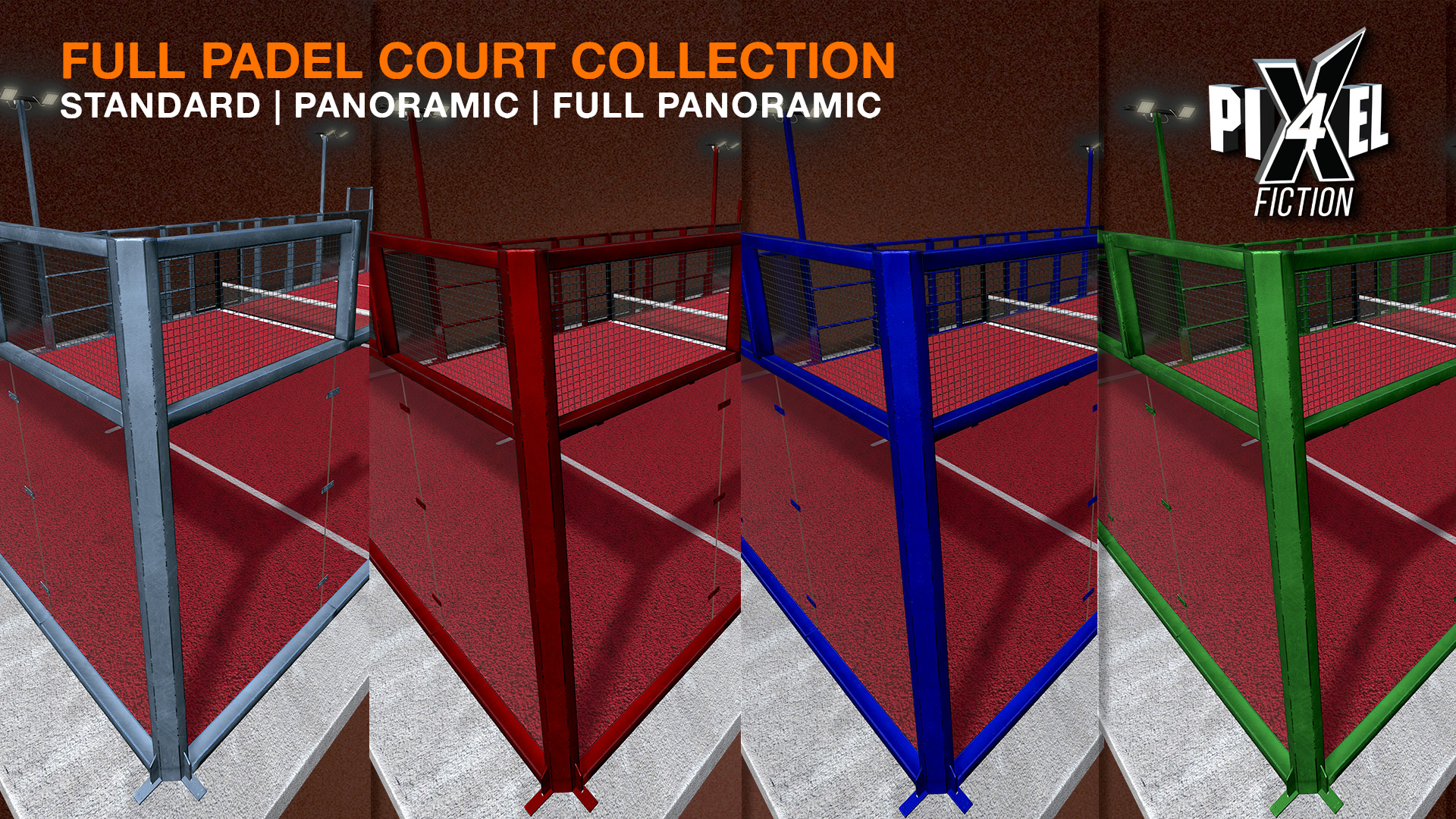 Padel Court Collection - iClone/Scenes & Props - Reallusion Content Store
