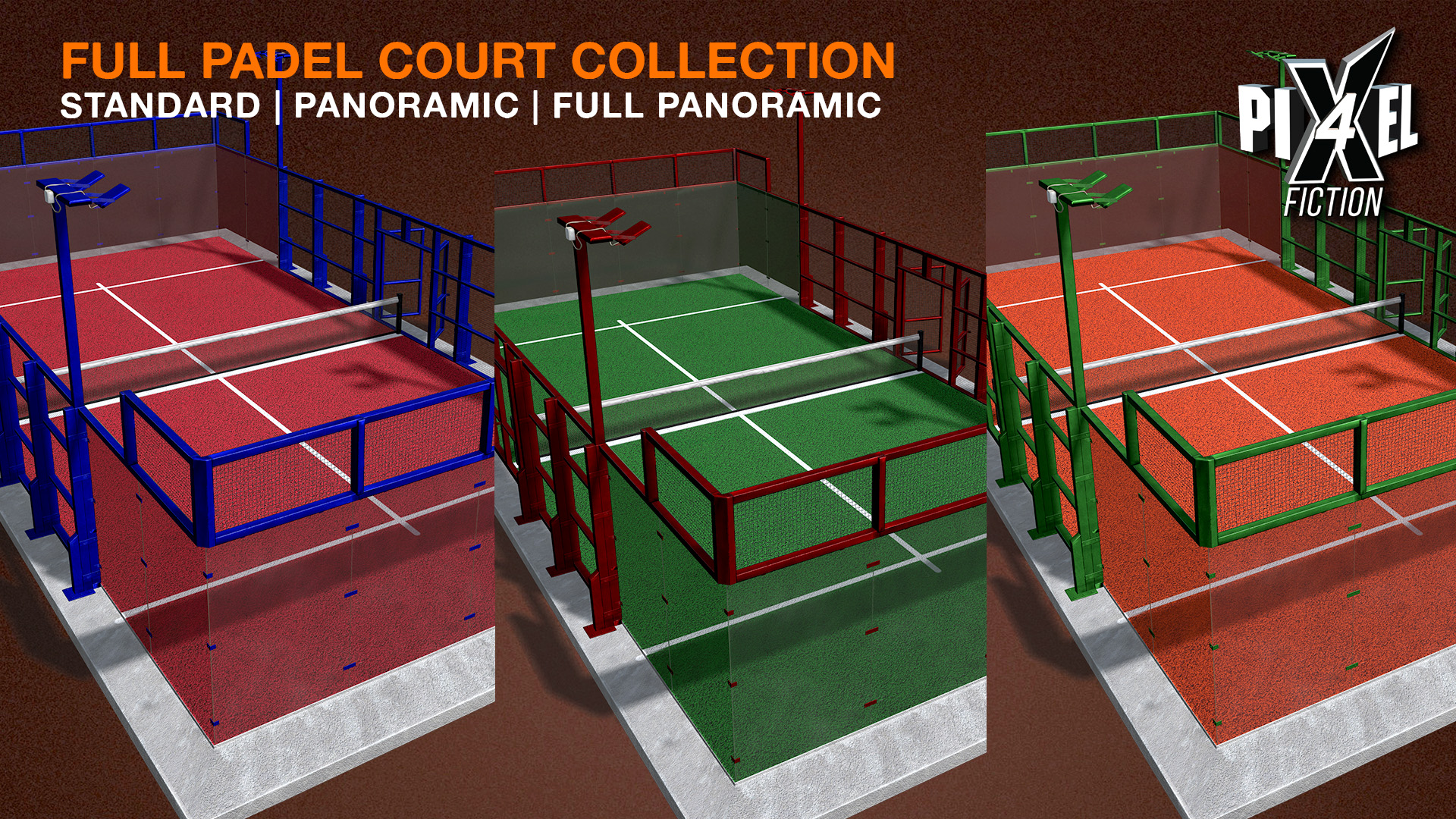 Padel Court Collection - iClone/Scenes & Props - Reallusion Content Store