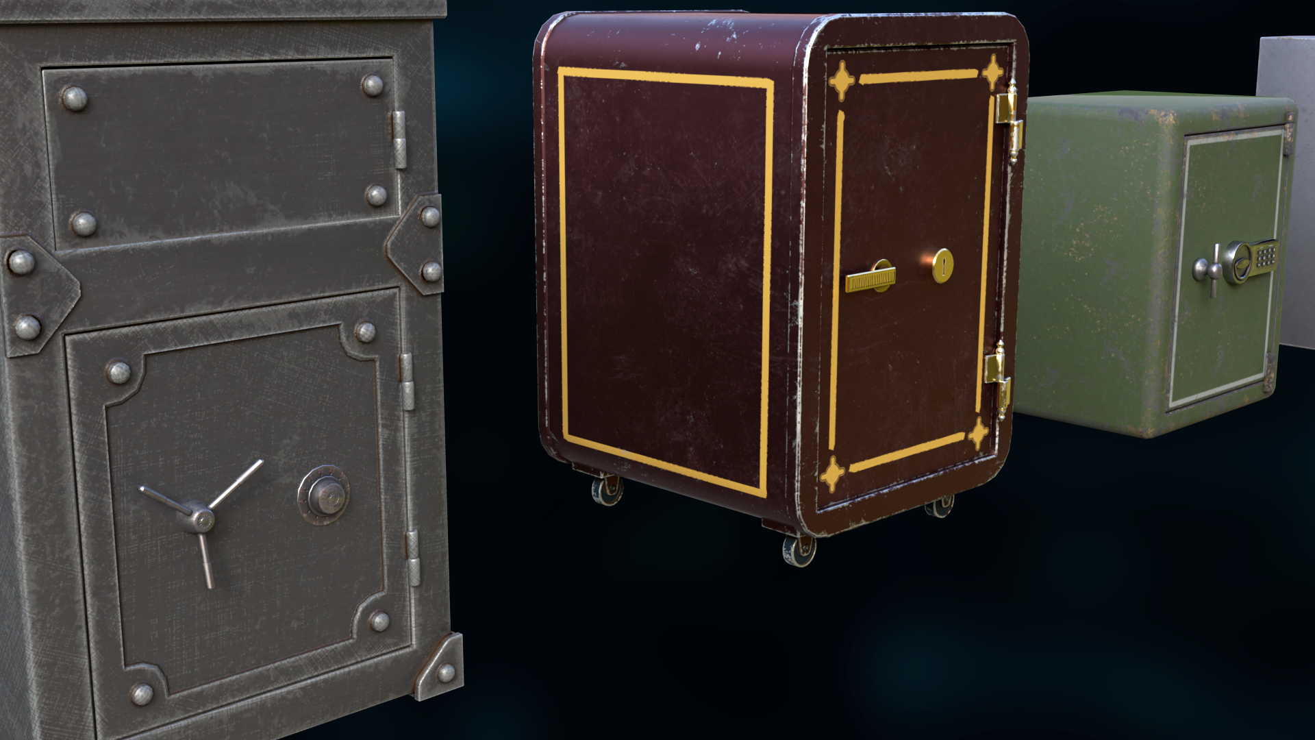 Big Lockers Collection - iClone/Scenes & Props - Reallusion Content Store