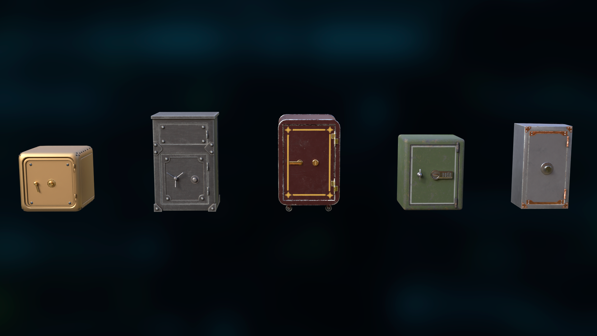 Big Lockers Collection - iClone/Scenes & Props - Reallusion Content Store