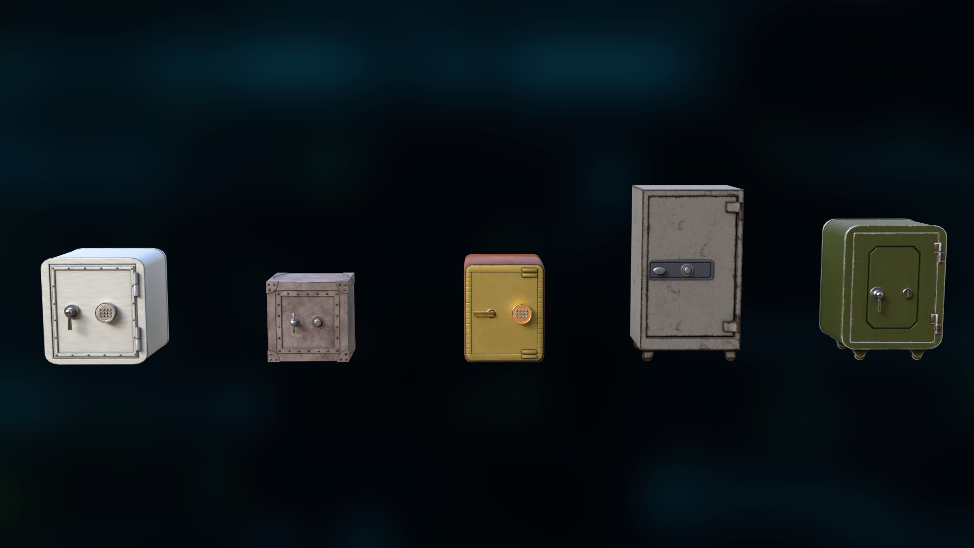 Big Lockers Collection - iClone/Scenes & Props - Reallusion Content Store
