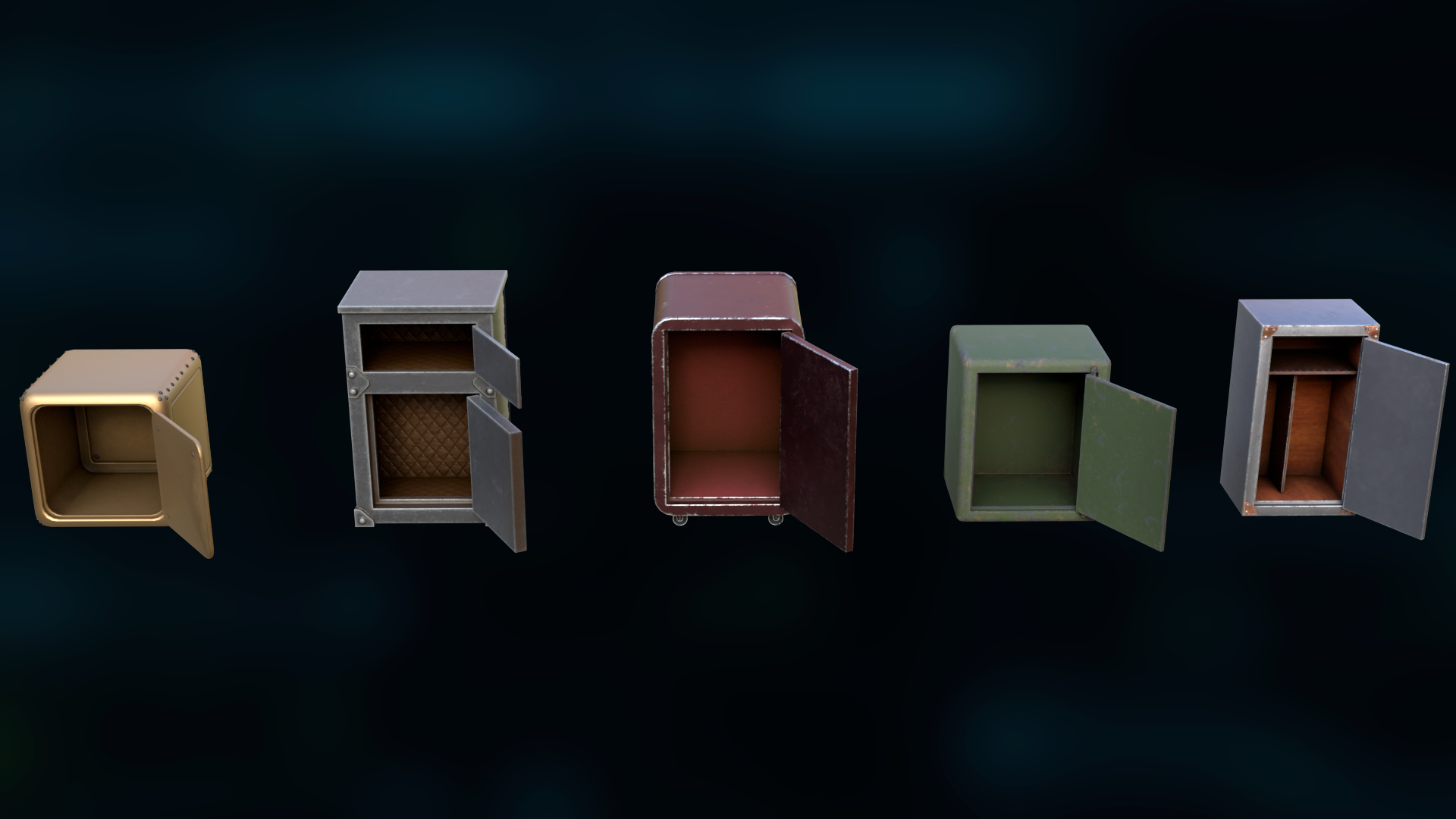 Big Lockers Collection - iClone/Scenes & Props - Reallusion Content Store