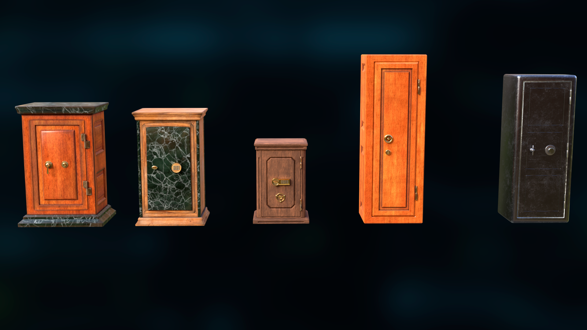 Big Lockers Collection - iClone/Scenes & Props - Reallusion Content Store
