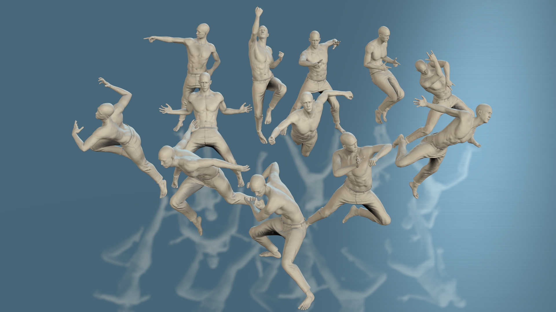 Male Pose Bundle - iClone/Motion - Reallusion Content Store