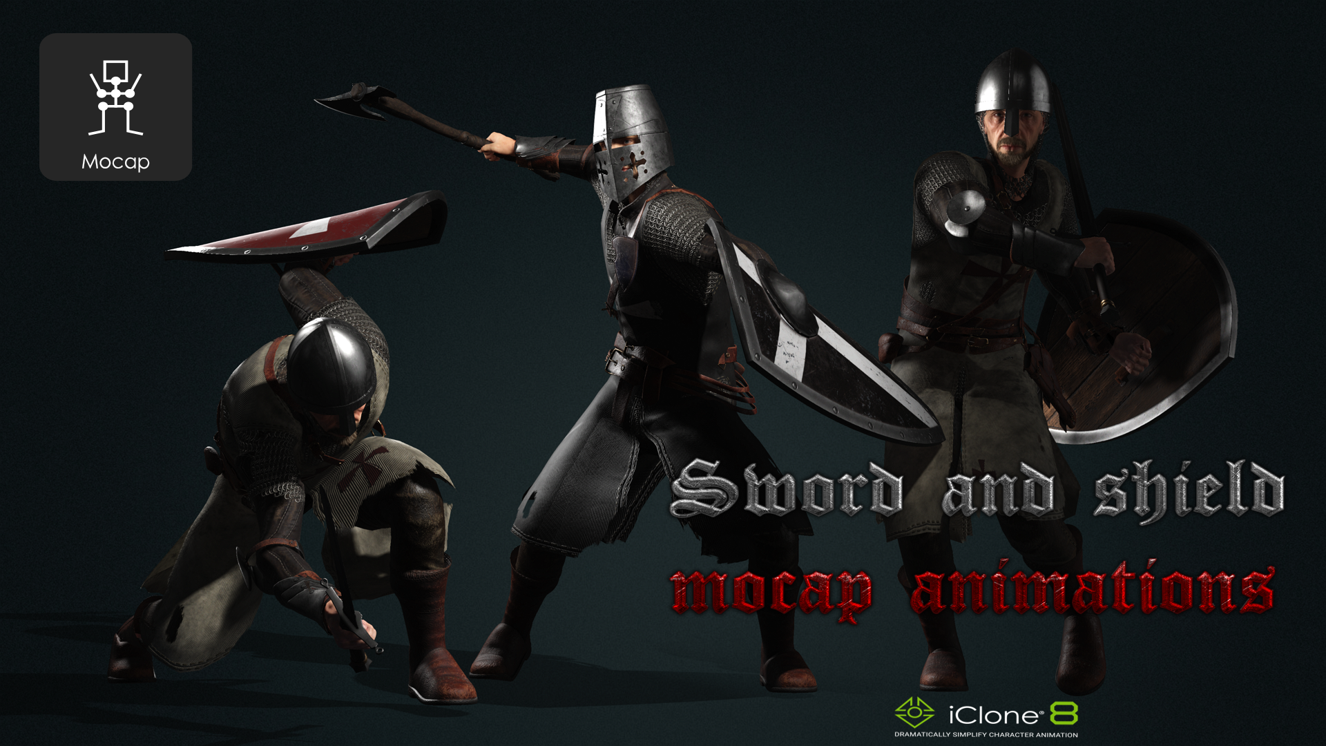 Sword and Shield animations - iClone/Animation - Reallusion Content Store