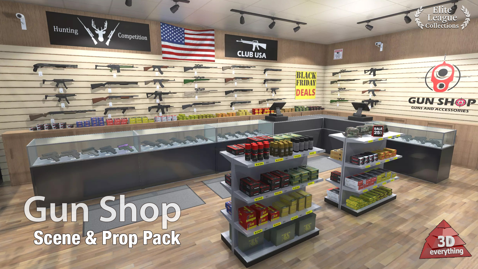 Gun Shop - iClone/Scenes & Props - Reallusion Content Store