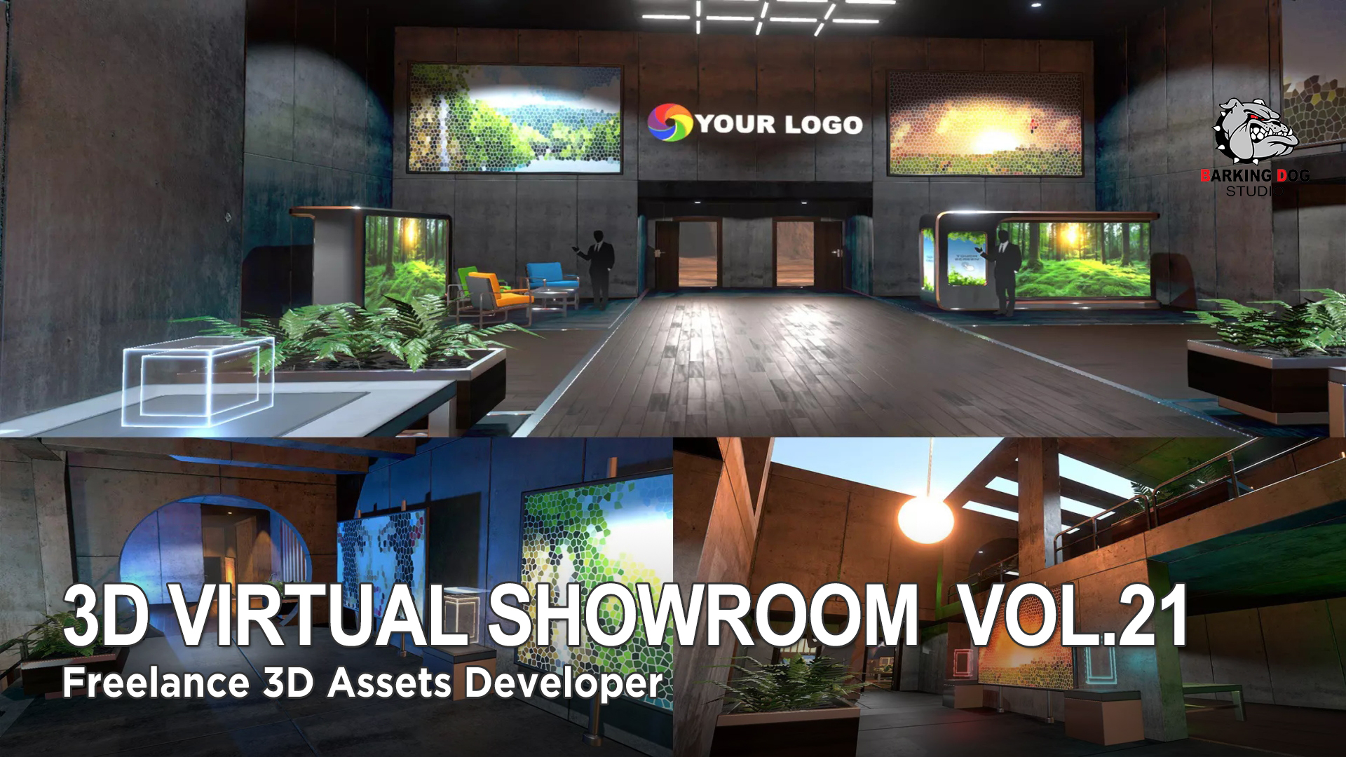 3D Virtual Showroom Vol.21 - iClone/Scenes & Props - Reallusion Content ...
