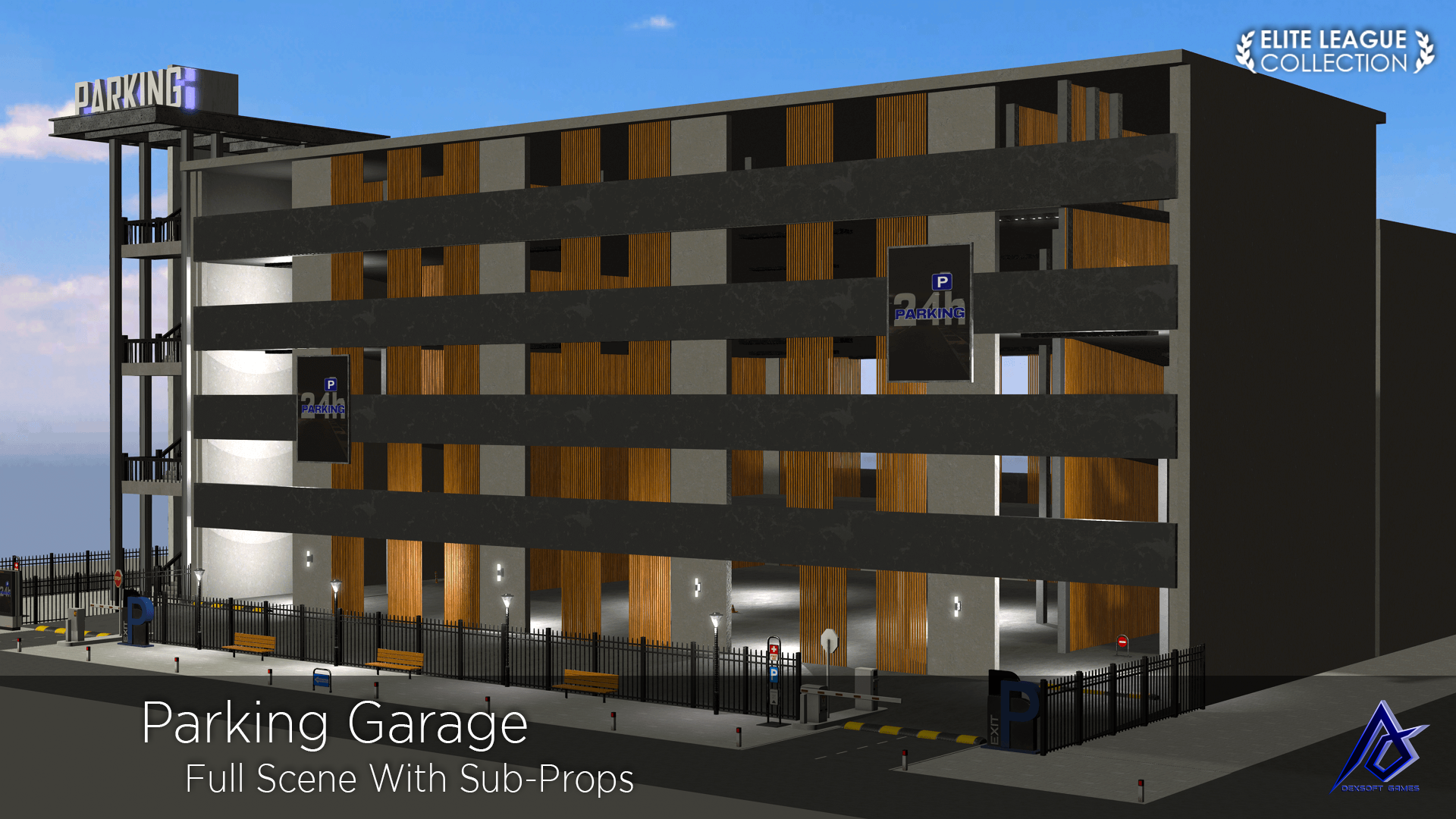Parking Garage - iClone/Scenes & Props - Reallusion Content Store
