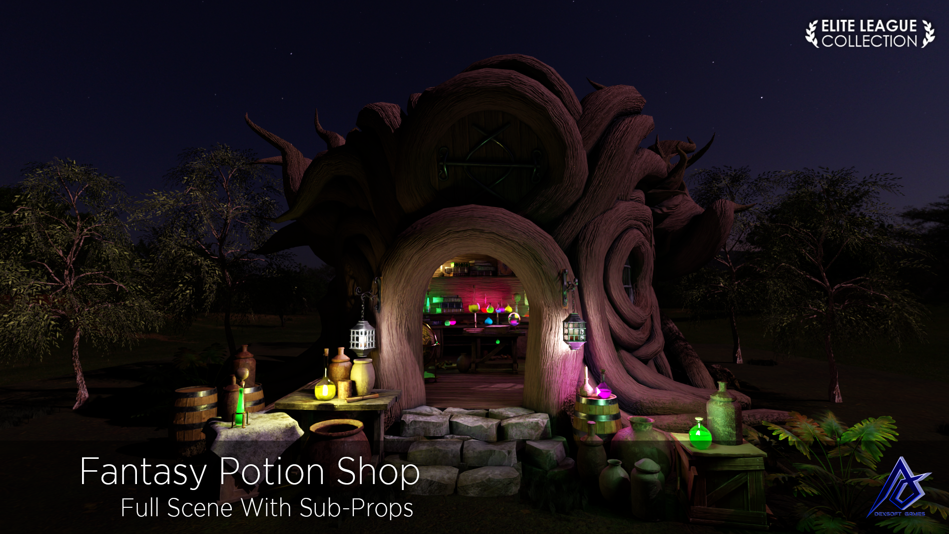 Fantasy Potion Shop - iClone/Scenes & Props - Reallusion Content Store